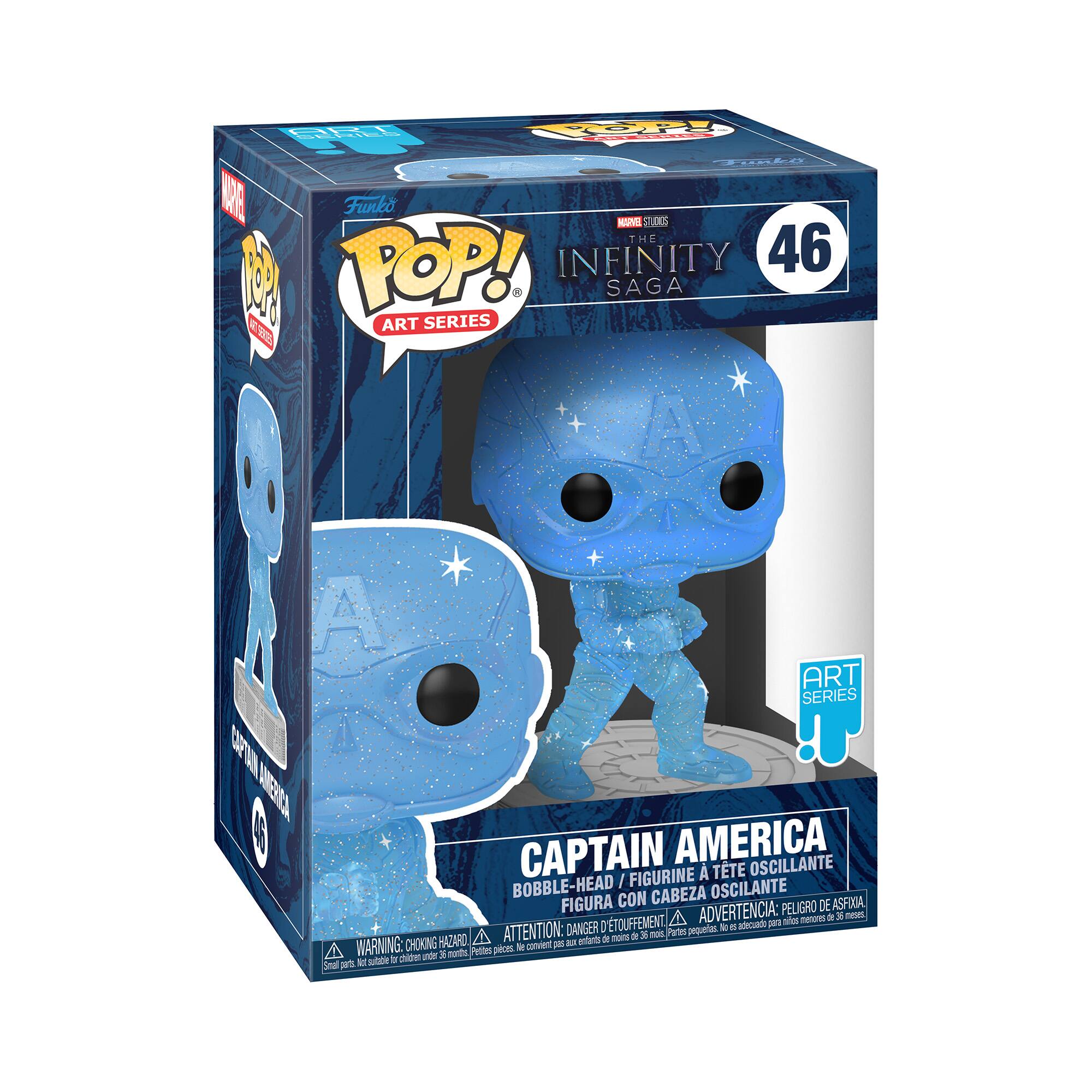 Funko POP! Artist Series: Infinity Saga Cap America(BU) Multi 57614 ...