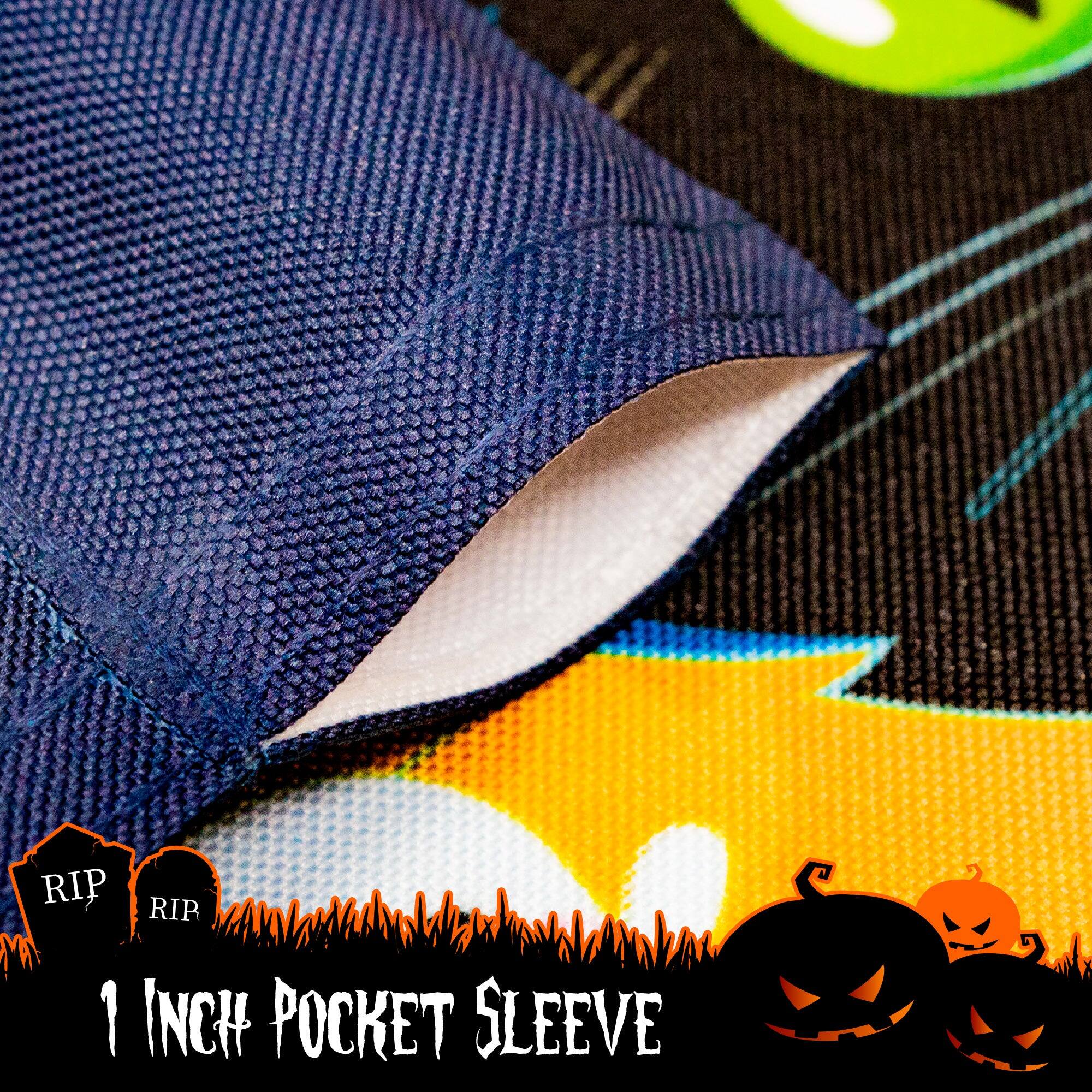 G128 Halloween Garden Flag Black Cat Happy Halloween Quote 150D ...