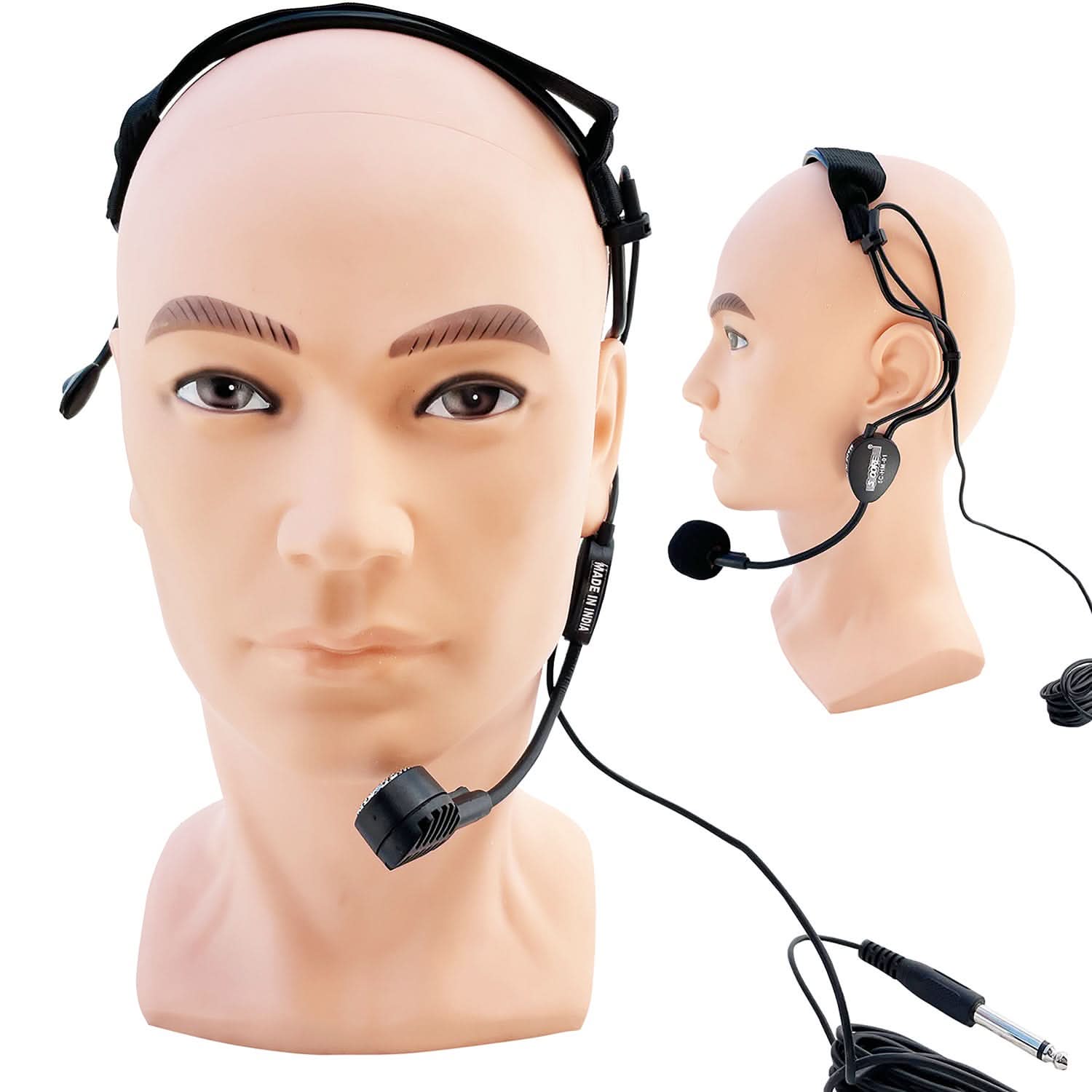 5 CORE Headset Microphone Professional Flexible Boom Wired Hands Free ...