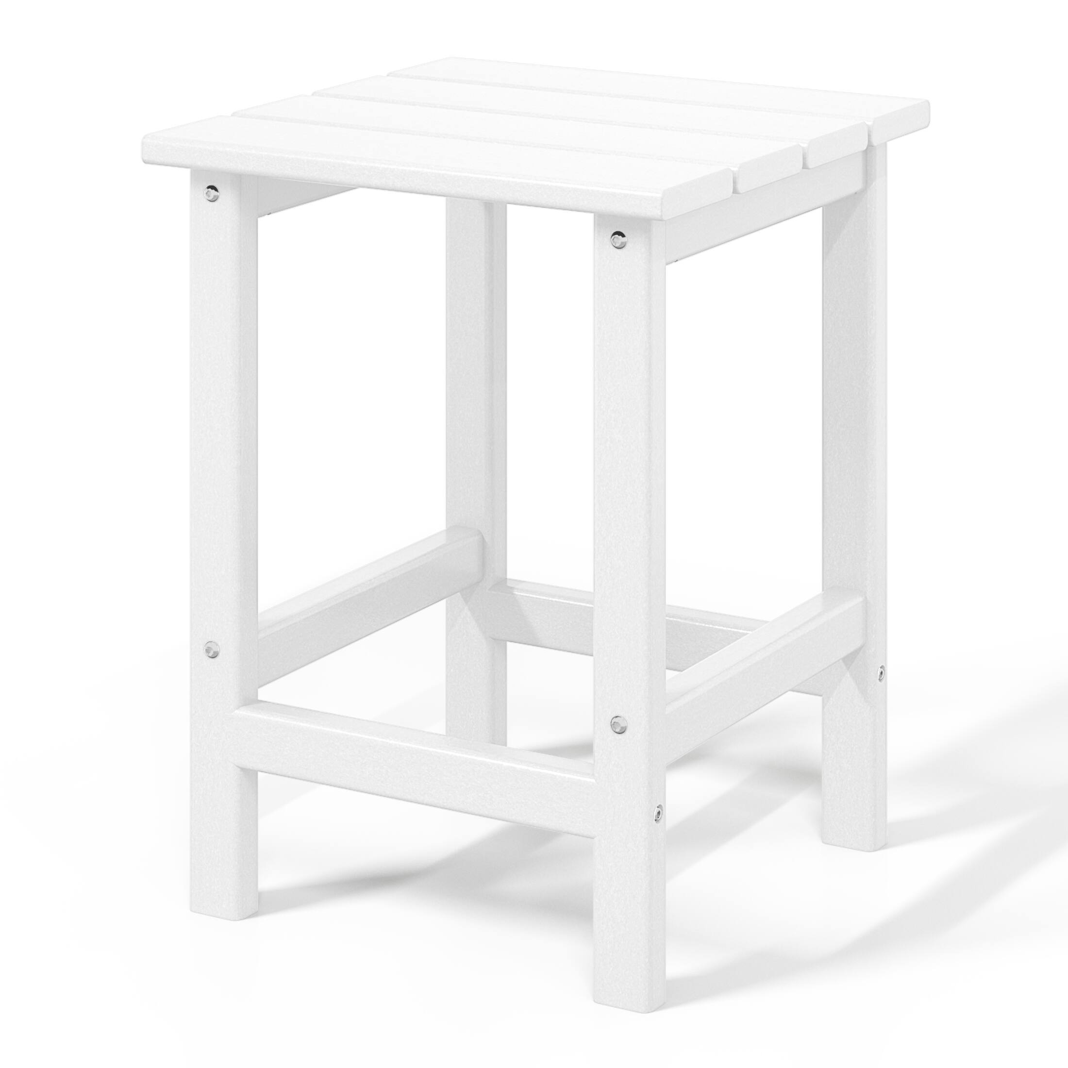 WestinTrends Malibu 14" square outdoor Side table for Adirondack chair ...