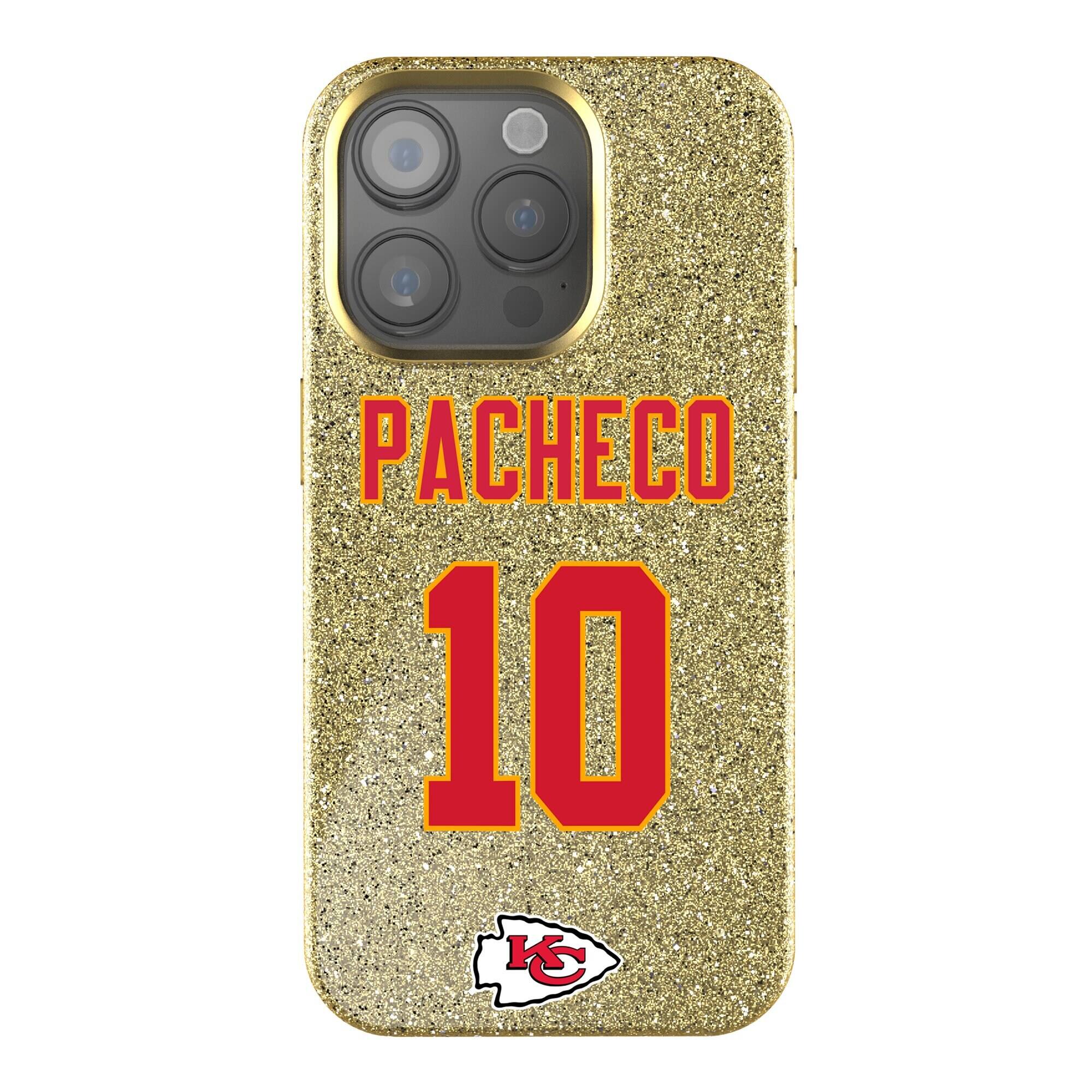 Keyscaper NFL Isiah Pacheco Kansas City Chiefs Bling iPhone Case 16 Pro ...