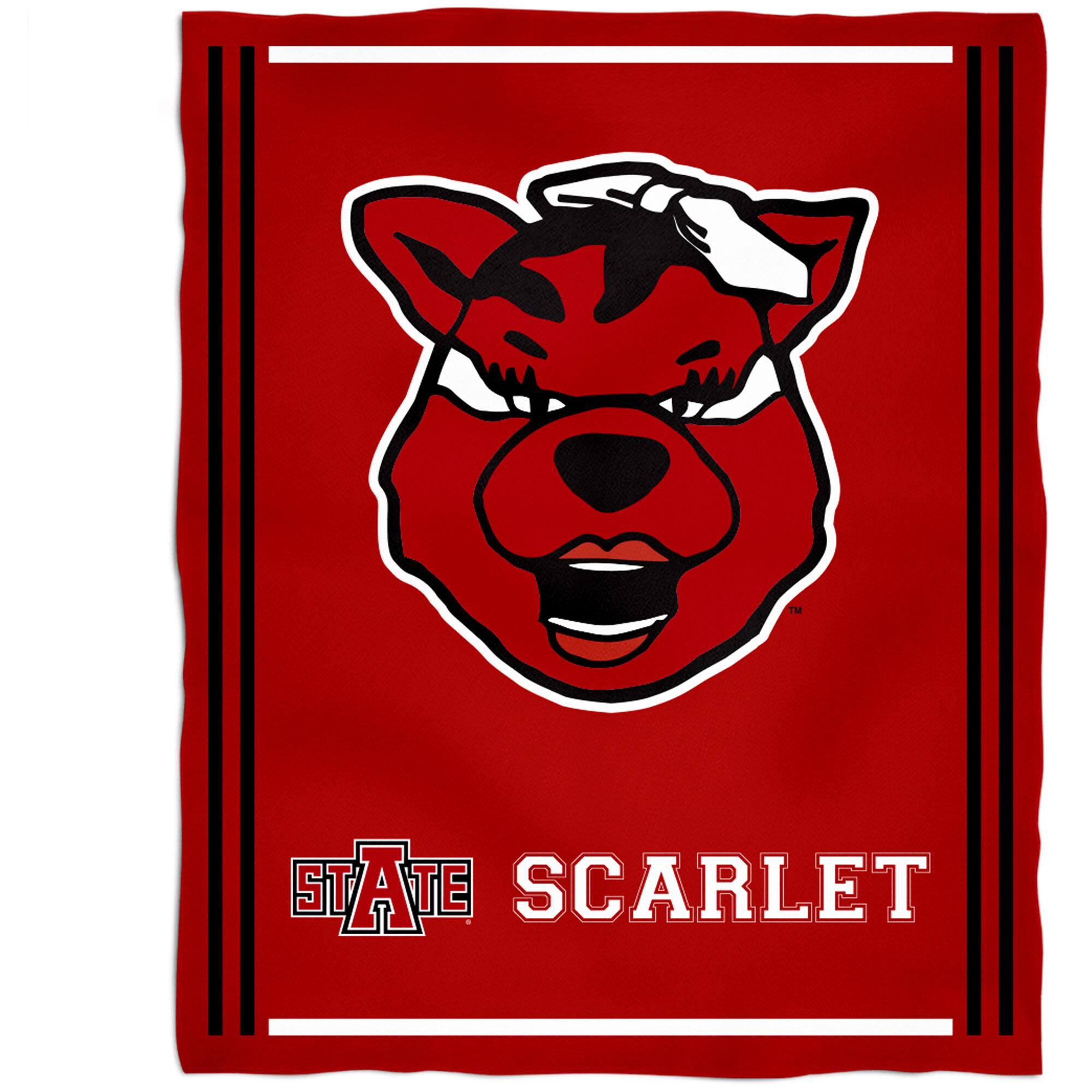 Vive La Fete Arkansas State Red Wolves 36'' x 48'' Children's Mascot ...