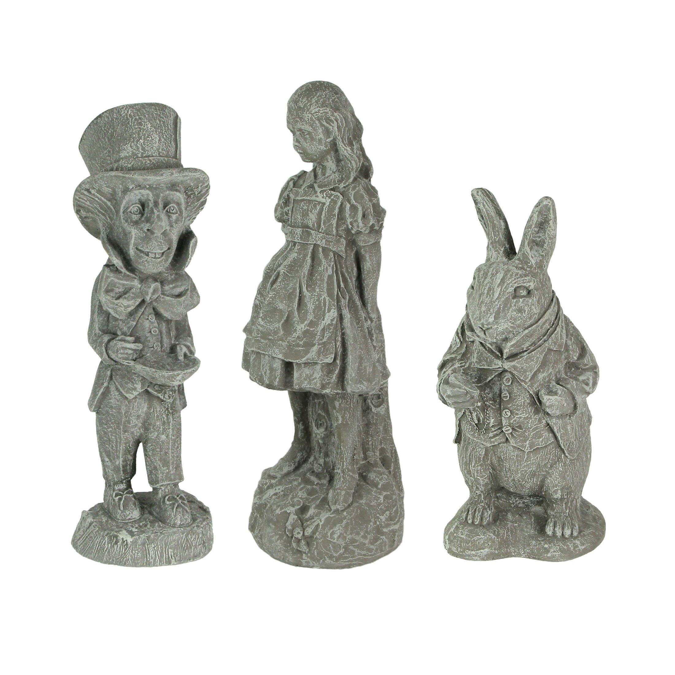 Things2Die4 3 Piece Alice in Wonderland, White Rabbit & Mad Hatter ...