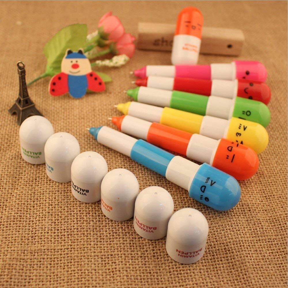 Paradigms Interiors Vitamin Ballpoint Pen Cute Retractable Ball Smiling ...