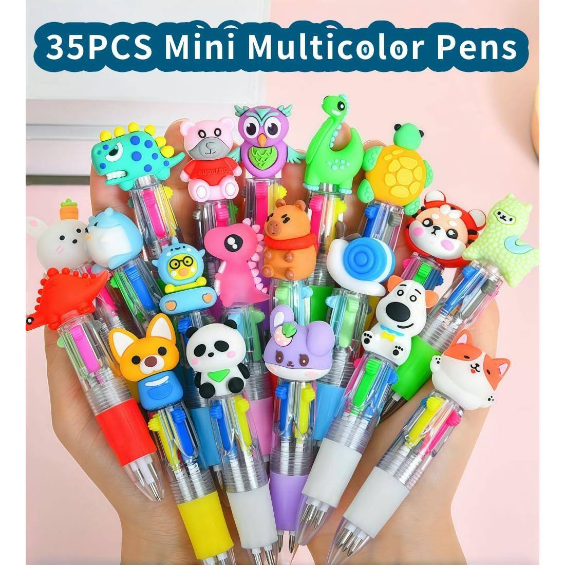 Paradigms Interiors Mini Multicolor Pens In One 4 in 1 Cute Ballpoint ...