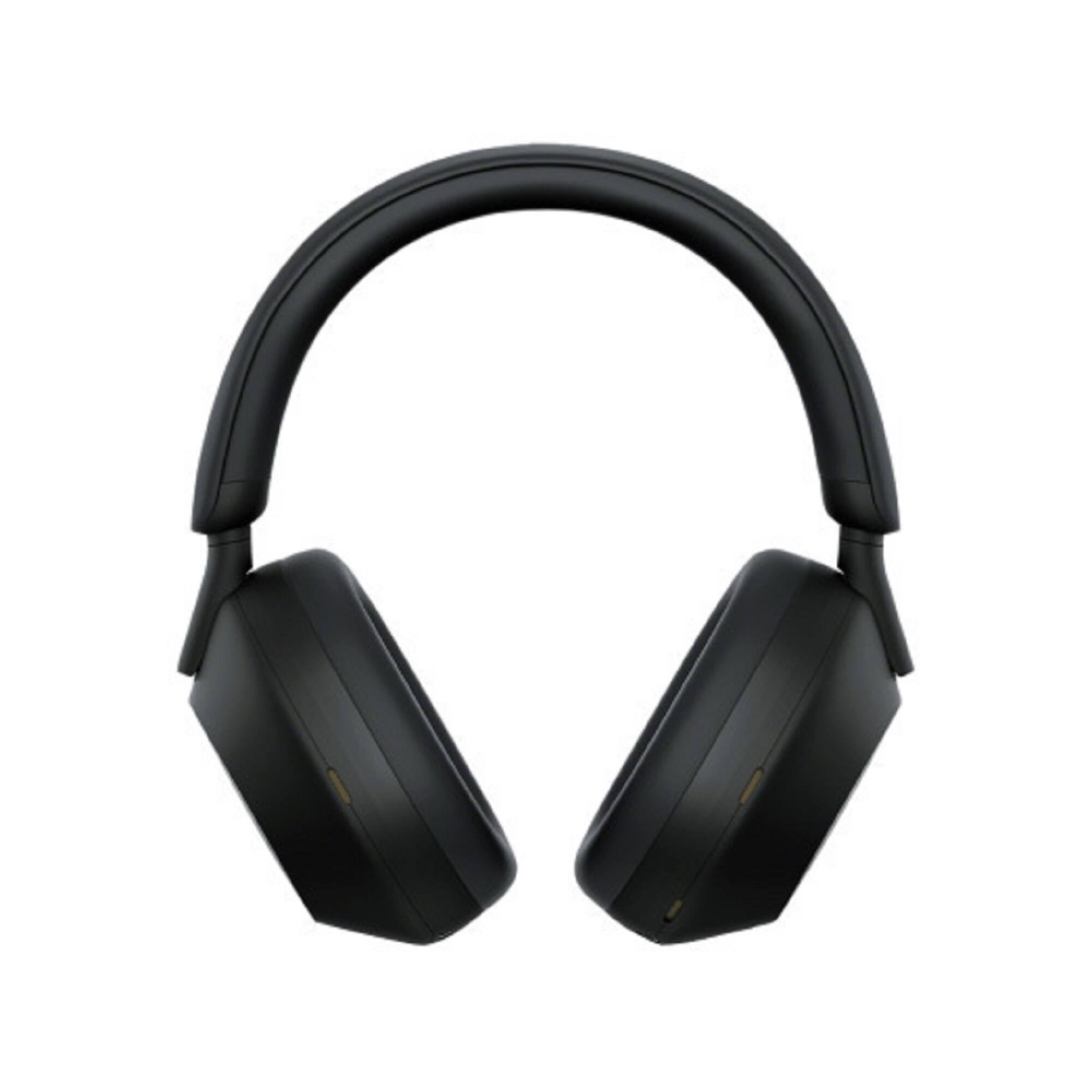 Sony WH 1000XM5 Wireless Noise Canceling Over Ear Headphones Bundle Black WH1000XM5B-ENPB - Best Buy