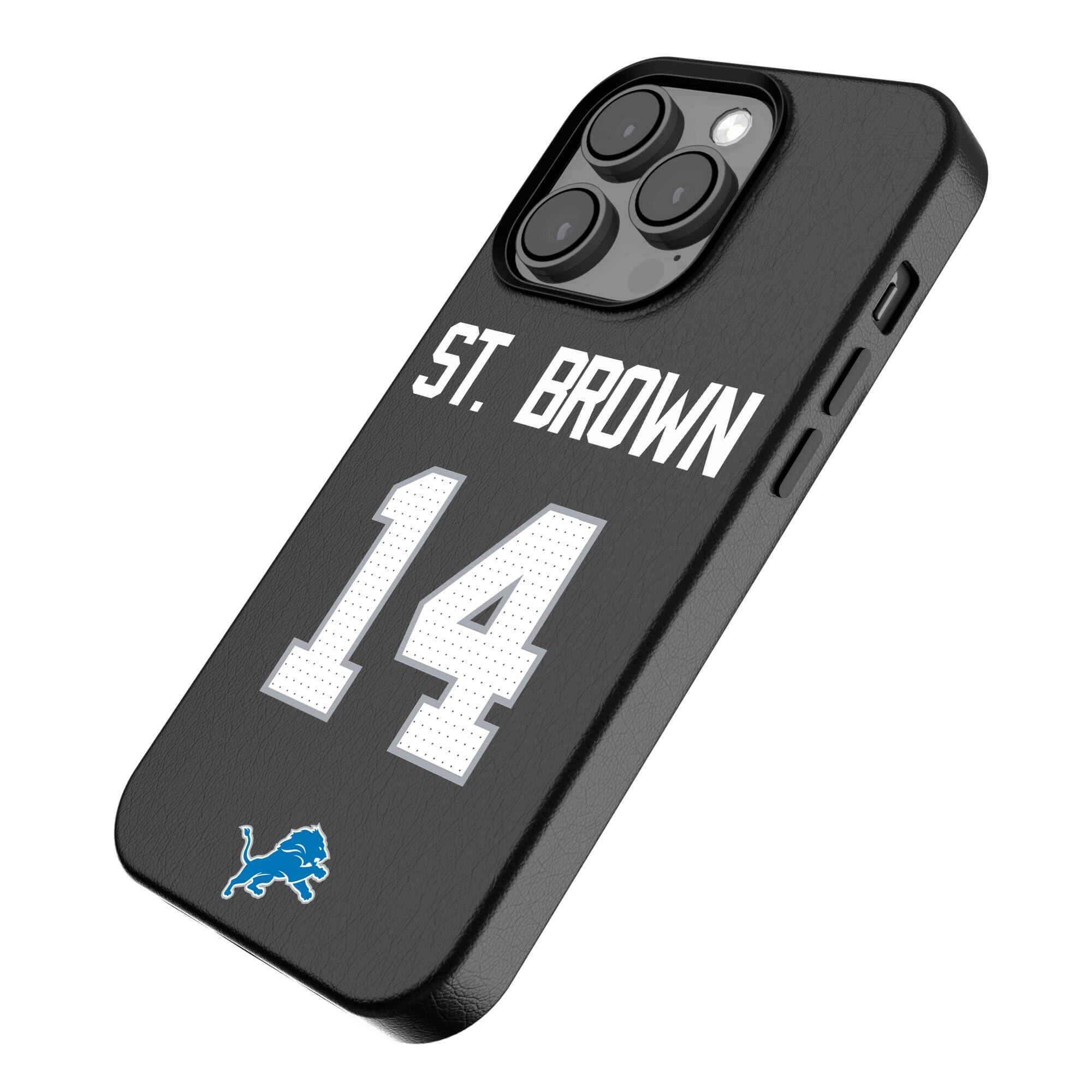Keyscaper NFL Amon Ra St. Brown Detroit Lions iPhone Magnetic Bump Case ...