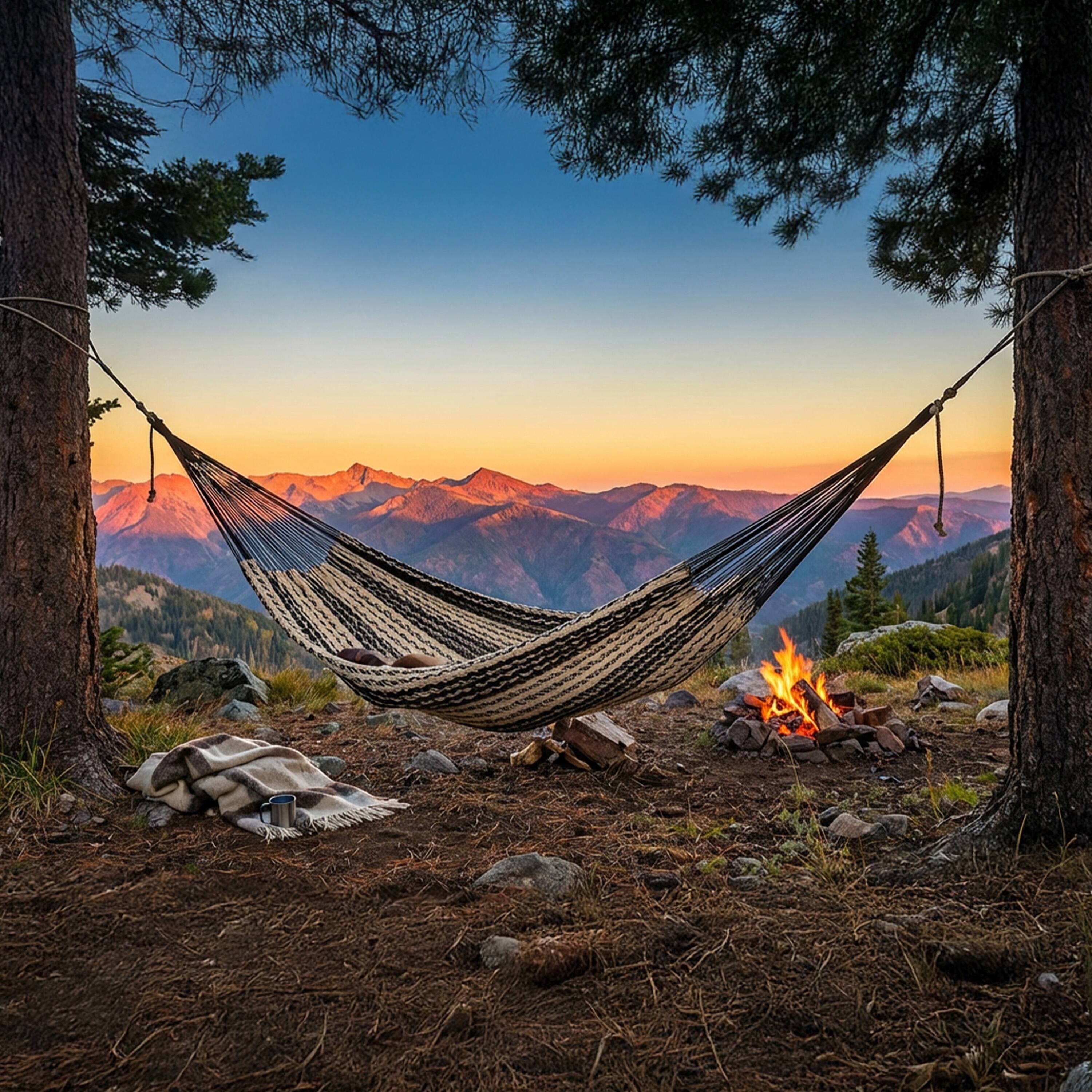 Sunnydaze 2 Person Cotton and Nylon Woven Fabric Hammock Black/Natural ...