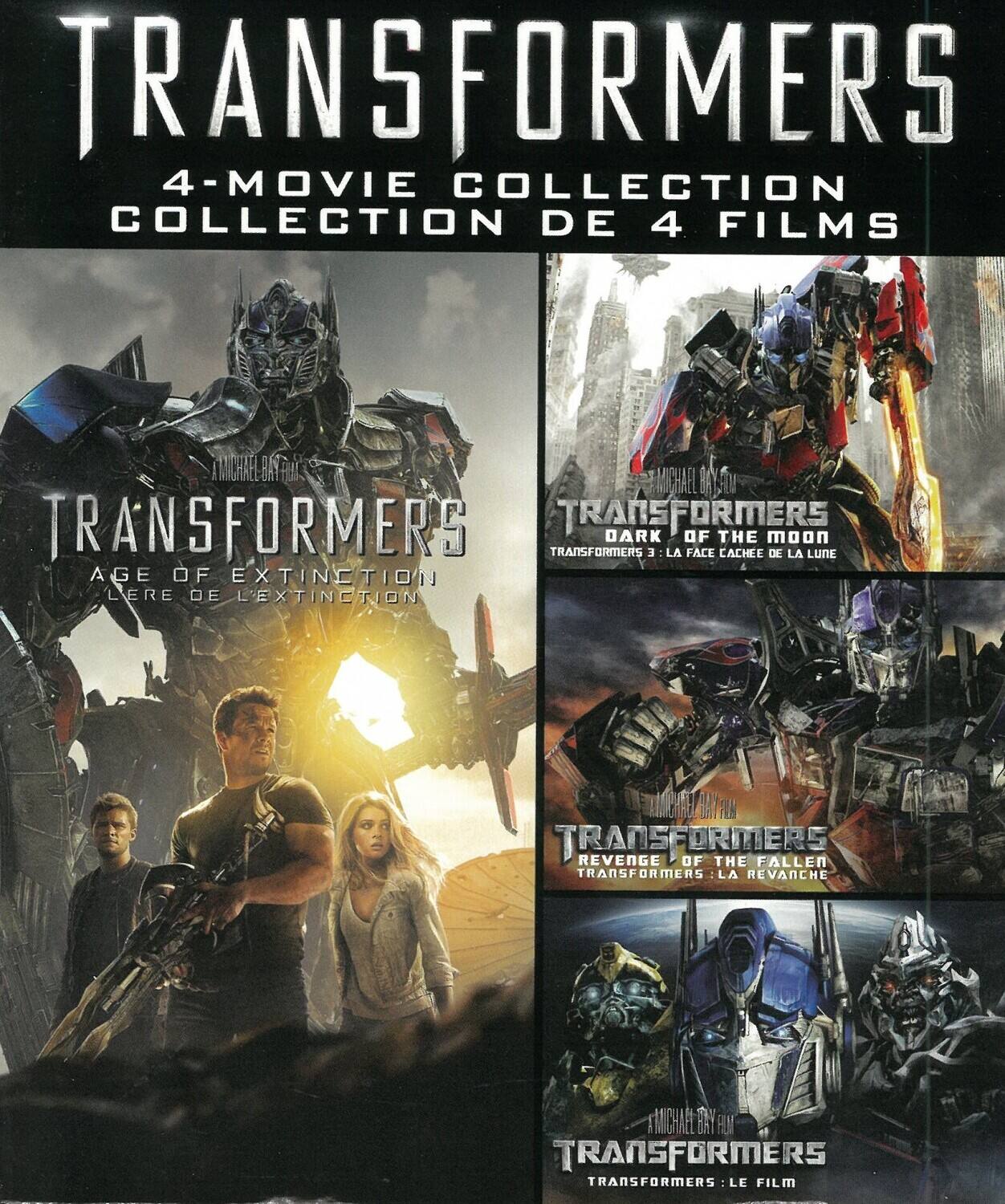 Transformers: 4 Movie Collection BLU RAY - Best Buy