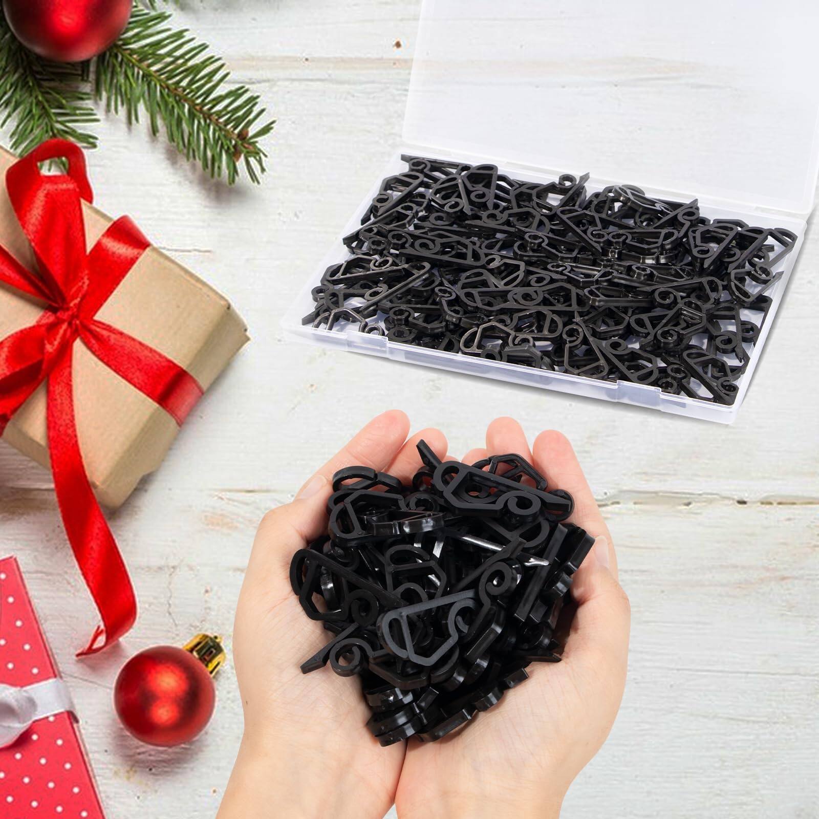 Paradigms Interiors Christmas Light Clip Plastic Gutter Hooks Outdoor ...