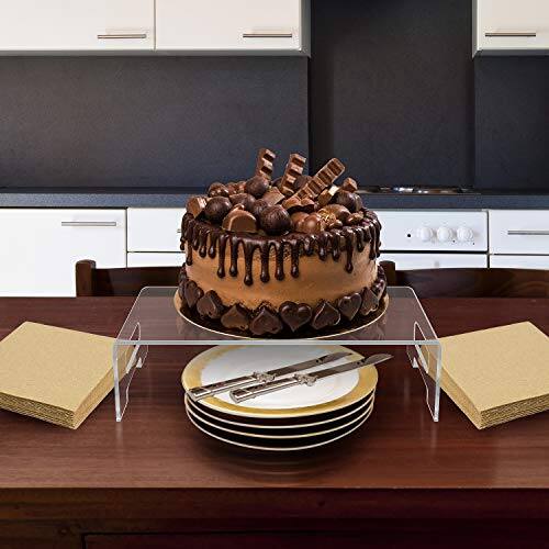 Sorbus Acrylic Monitor Stand, Laptop Riser with Carry Handles, Use as ...