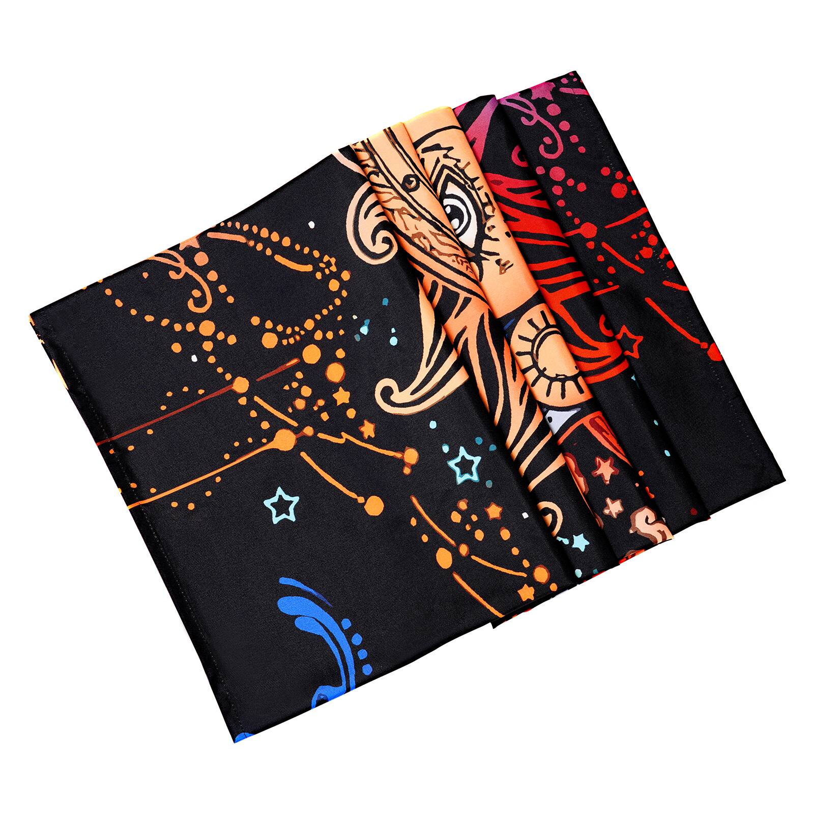 VEVOR Sun and Moon Tapestry, Psychedelic Mystic Floral Aesthetic Wall ...