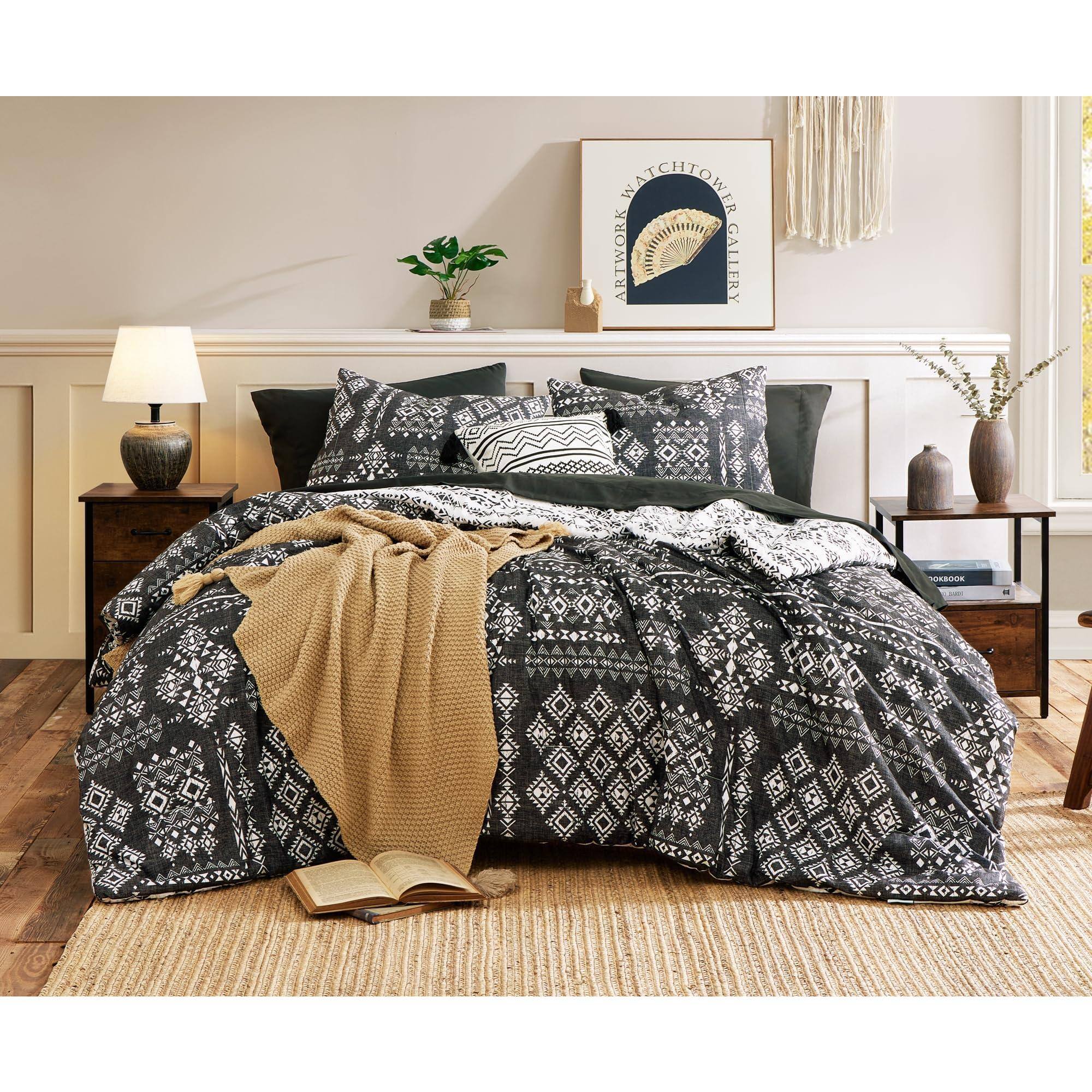 Dapper Styles Comforter Set Boho Bed In A Bag Western Bedding Set For ...