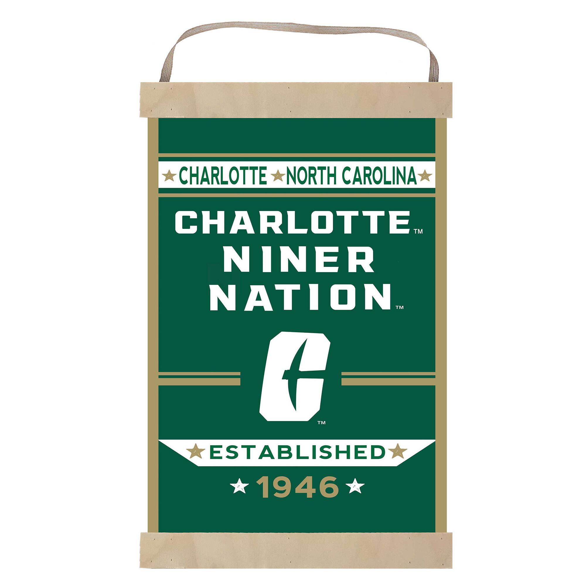Jardine Charlotte 49ers Faux Rust Banner Sign Green 4966525 - Best Buy