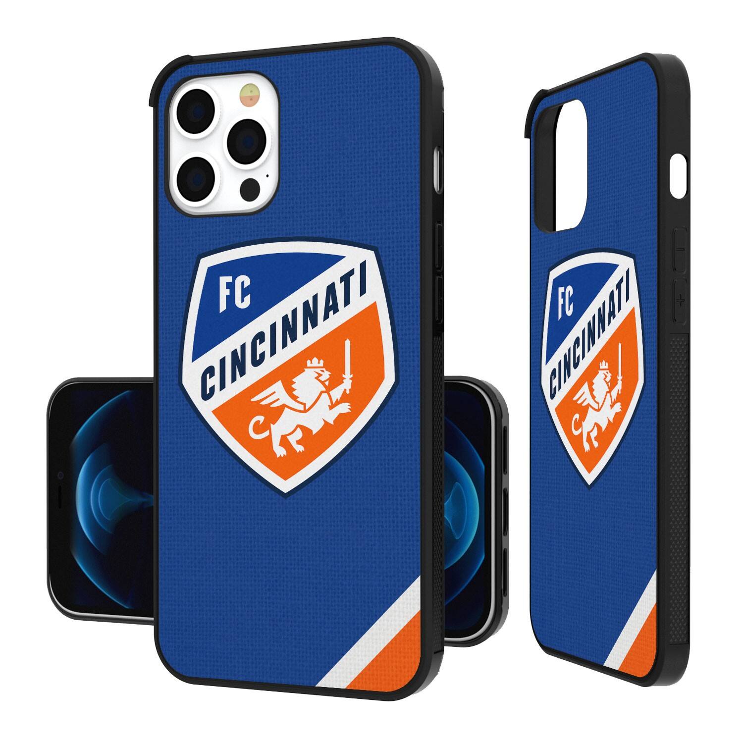 Keyscaper MLS FC Cincinnati iPhone Diagonal Stripe Design Bump Case 15 ...