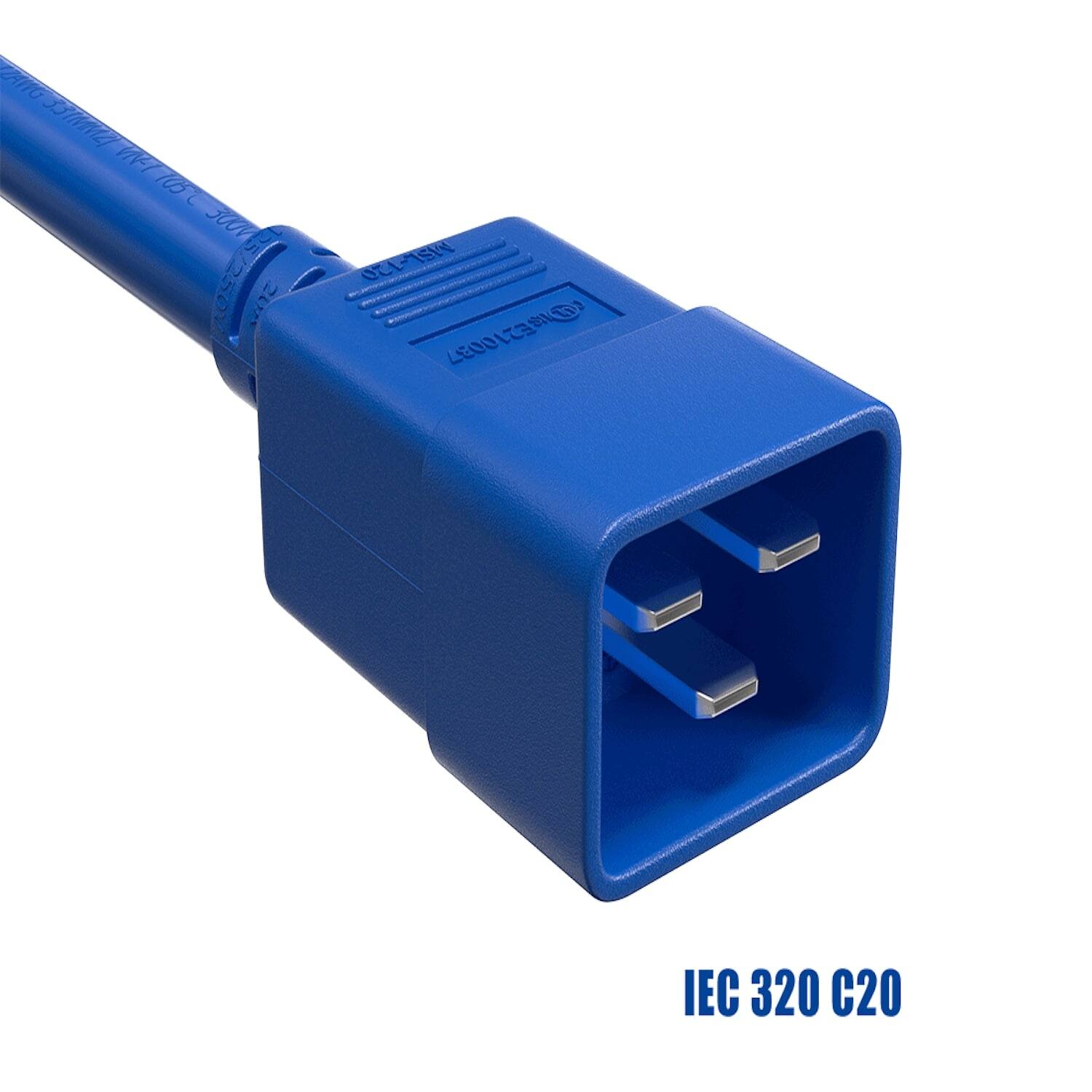 Sanoxy Cables and Adapters; 2ft 12 AWG 20A 250V Heavy Duty Power Cord ...