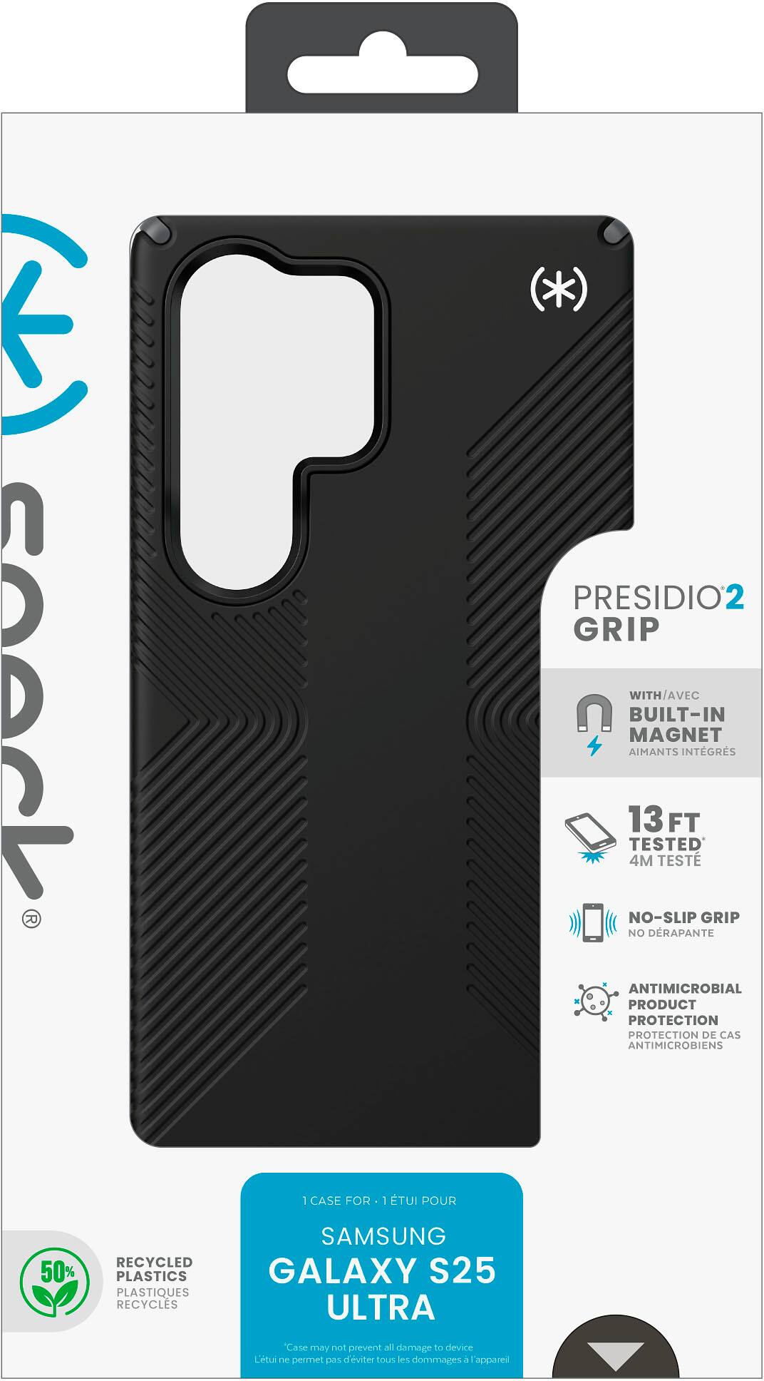 Speck Presidio2 Grip and Magnet Case for Samsung Galaxy S25 Ultra Black 150890-3205 - Best Buy