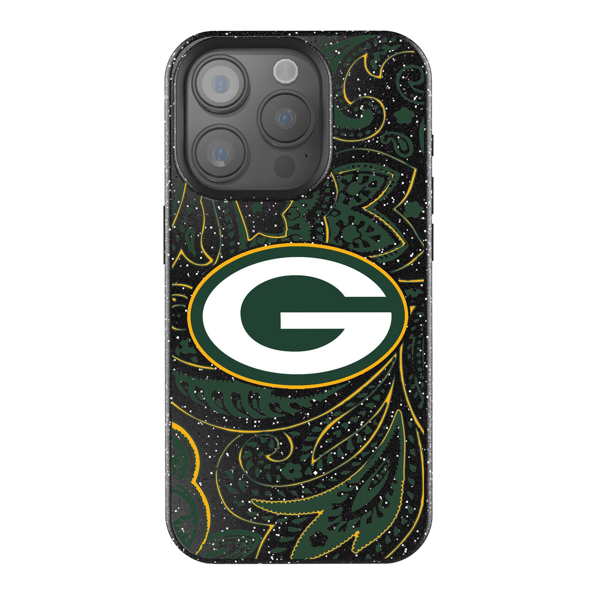 Keyscaper NFL Green Bay Packers Paisley Bling iPhone Case 16 Pro Max ...