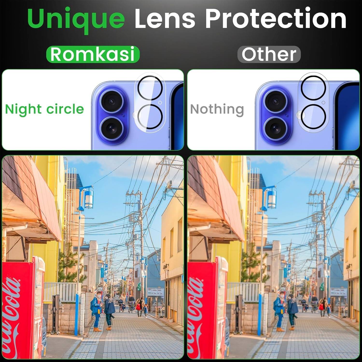 PARKER SLATER 4 Pack iPhone 16 Plus Privacy Screen & Camera Lens ...