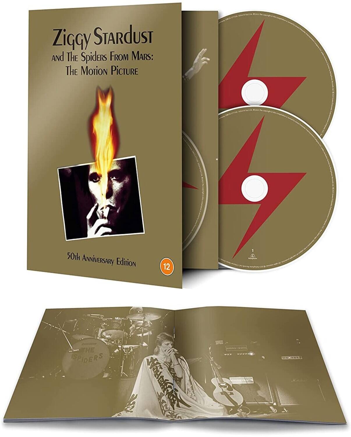 David Bowie Ziggy Stardust And The Spiders From Mars: The Motion Picture (50th Anniversary ...