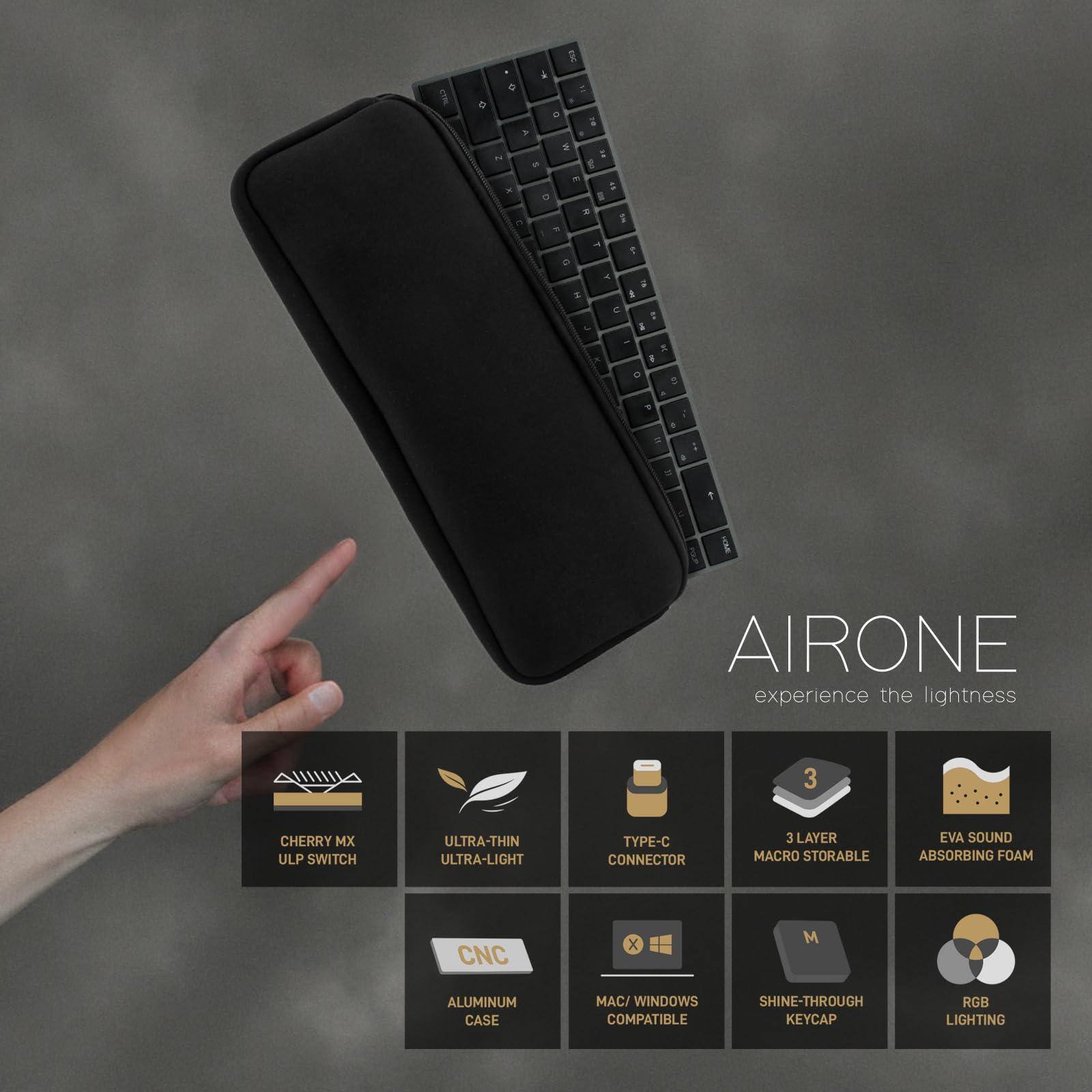 VEGA AUTOMOTIVE Airone Mechanical Layout Cherry Mx Ulp Rgb Backlit Usb ...