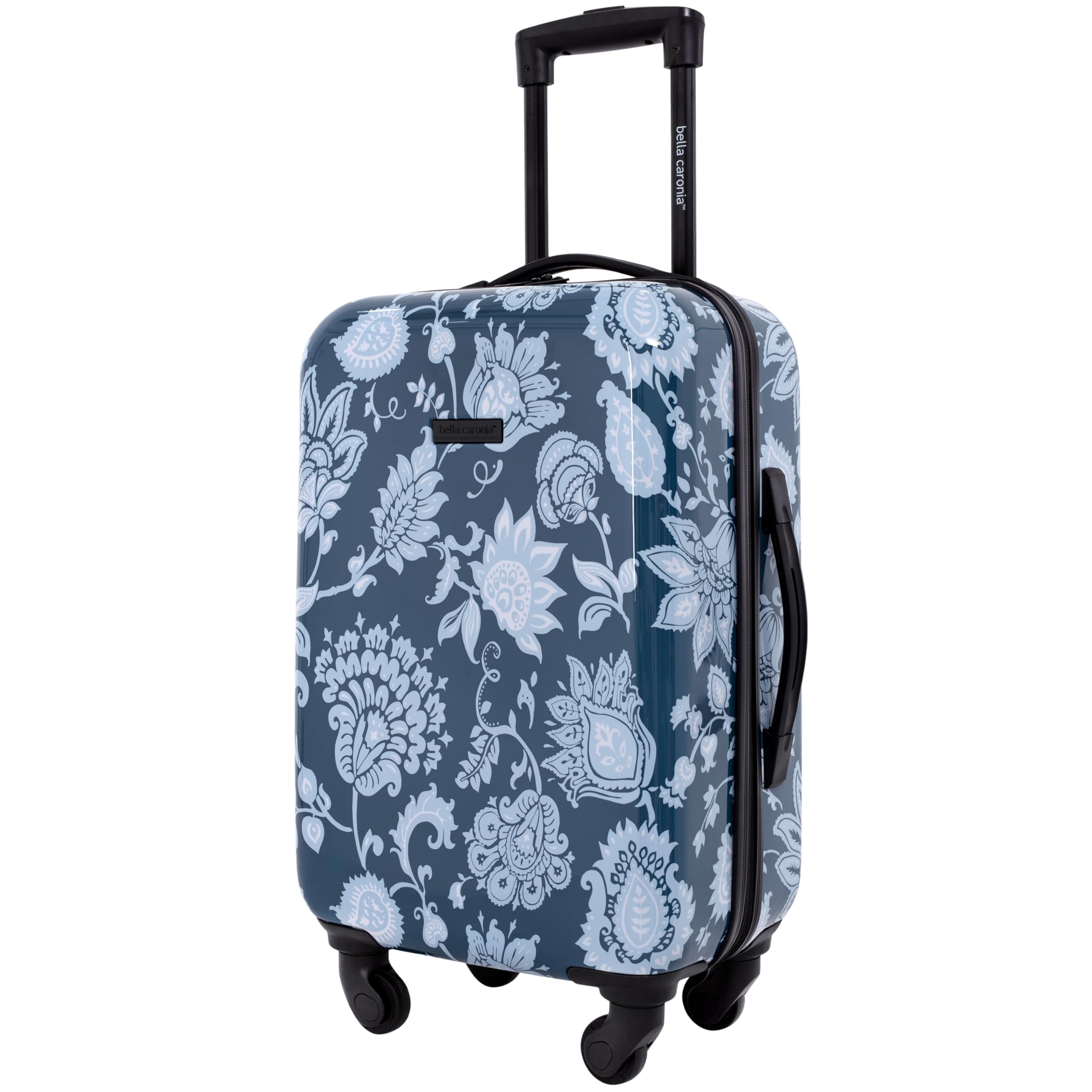Dapper Styles Bella Caronia 3 Piece Or 20" Carry on Voguish Luggage Set Royal Pattern Royal ...