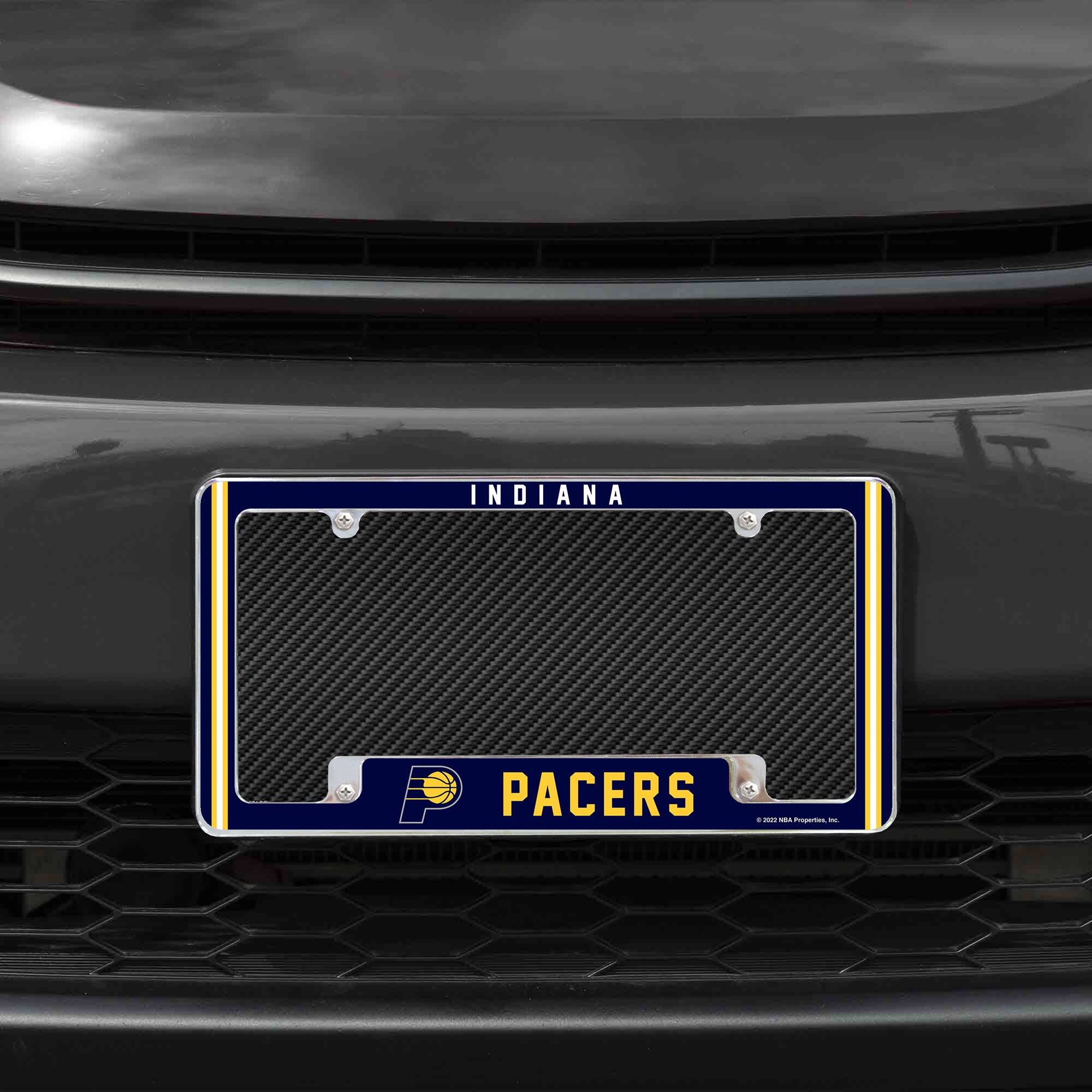 Rico Industries Indiana Basketball Pacers (Set of 2) Chrome Metal ...