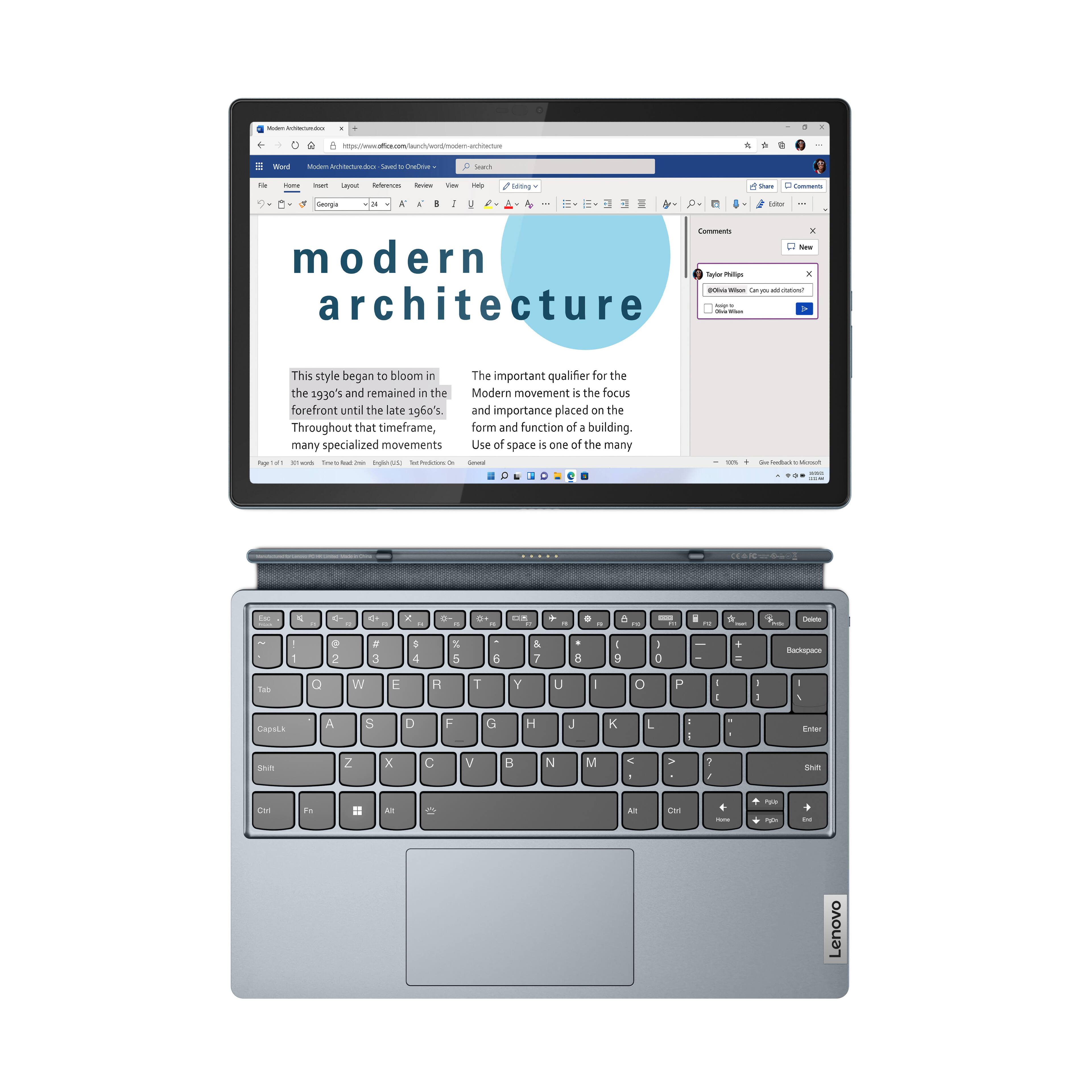 Customer Reviews: Lenovo Ideapad Windows Duet 5i 12.3" (2560x1600 ...