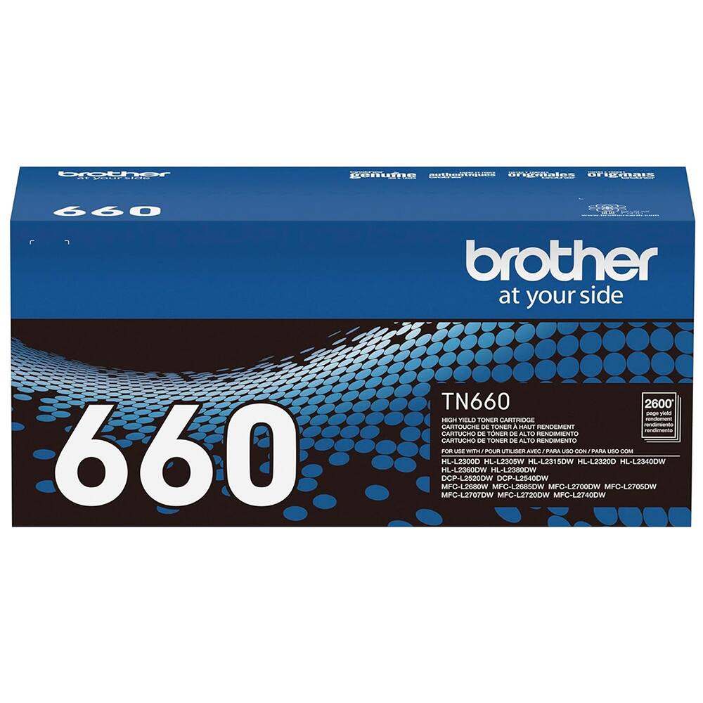 Brother TN660 High Yield Black Toner Cartridge TN660 w/ Print Like a ...
