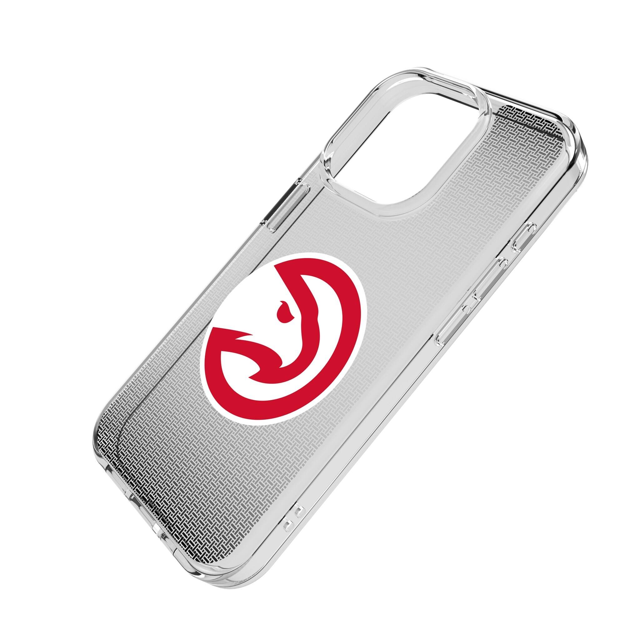 Keyscaper NBA Atlanta Hawks Linen Logo iPhone Clear Case 14 Multicolor ...