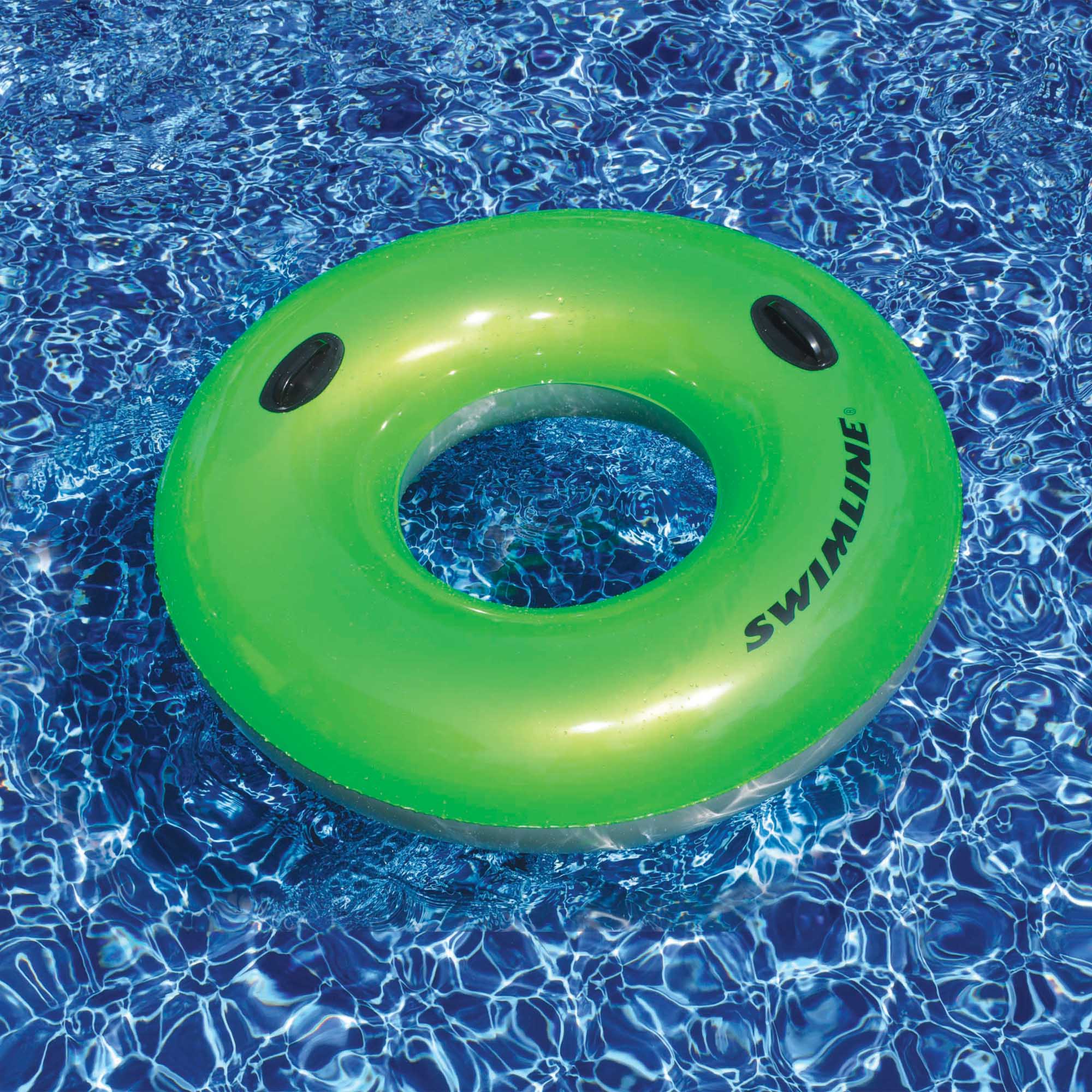 Swim Central 42" Water Sports Inflatable Swimming Pool Inner Tube Ring ...
