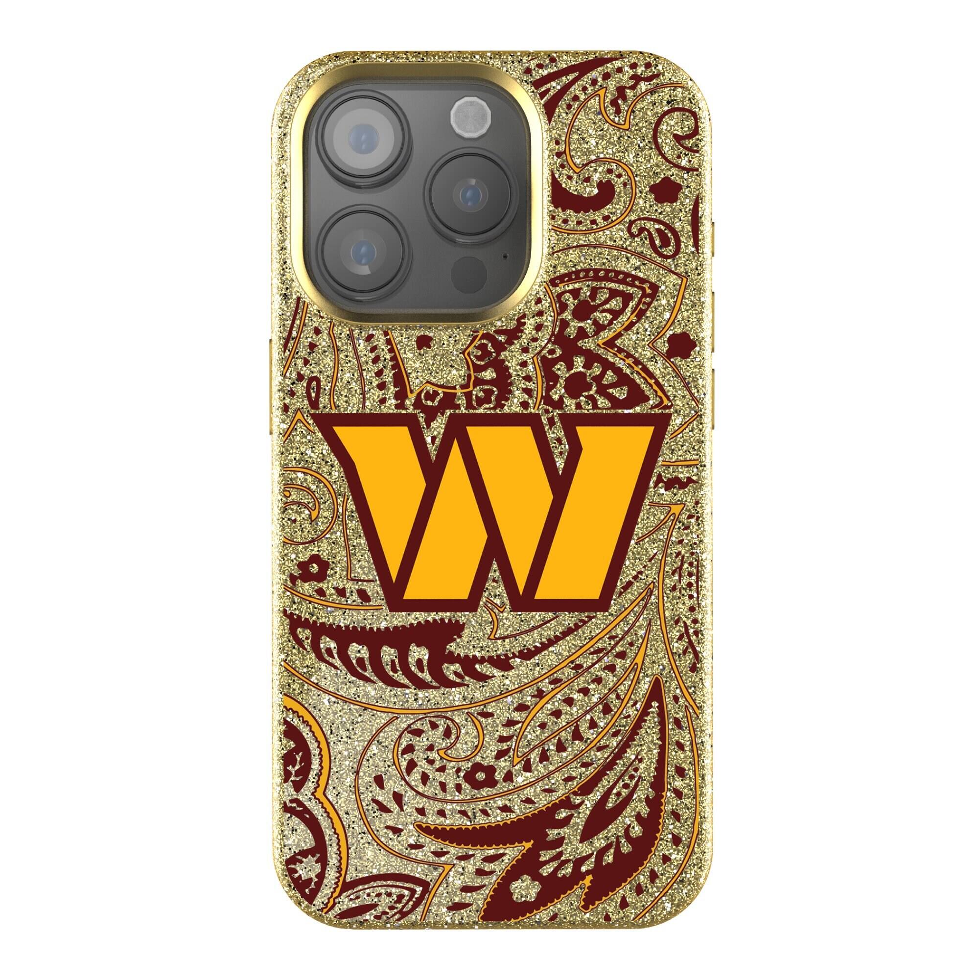 Keyscaper NFL Washington Commanders Paisley Bling iPhone Case 14 Plus ...