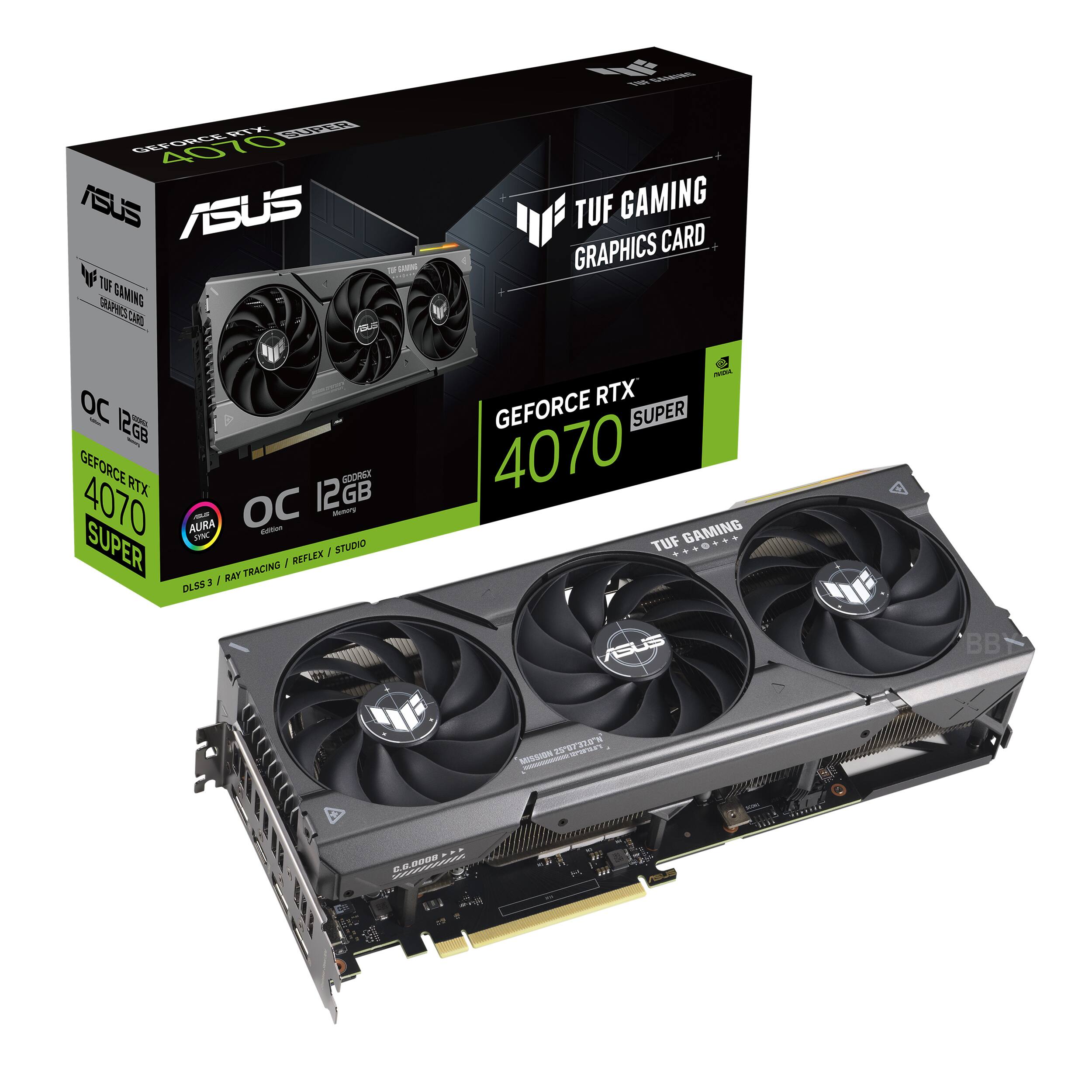 Customer Reviews: ASUS TUF Gaming NVIDIA GeForce RTX 4070 SUPER Overclock 12GB GDDR6X PCI ...