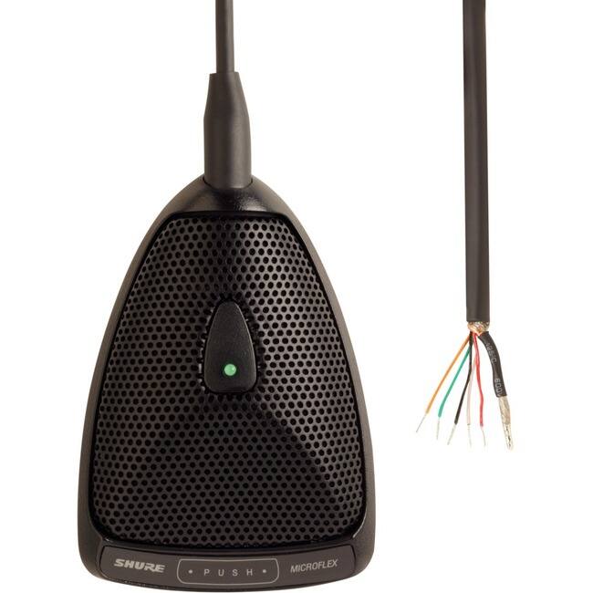 Shure Microflex MX392/O Wired Electret Condenser, Boundary Microphone ...