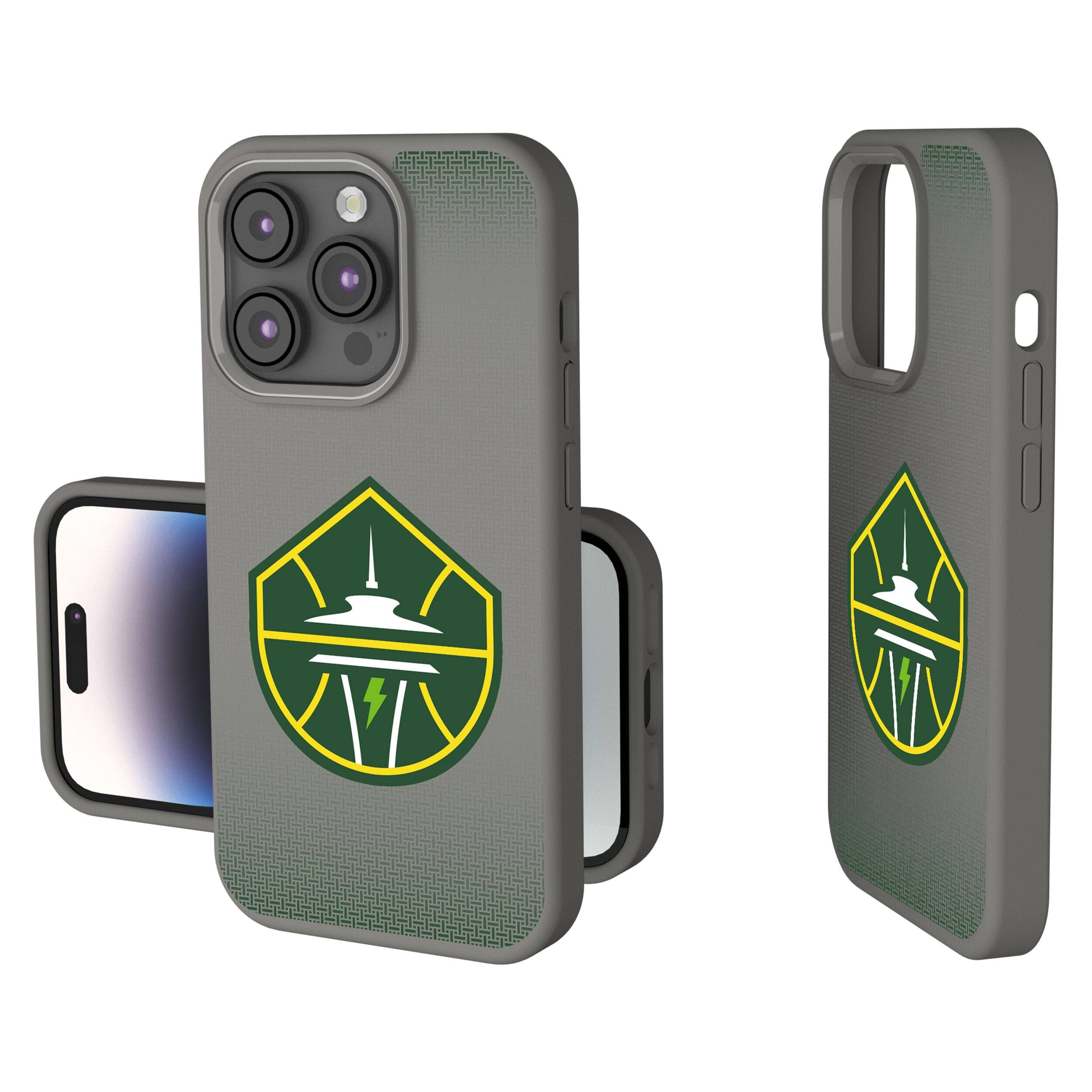 Keyscaper WNBA Seattle Storm Linen Logo iPhone Soft Touch Case 15 Pro ...