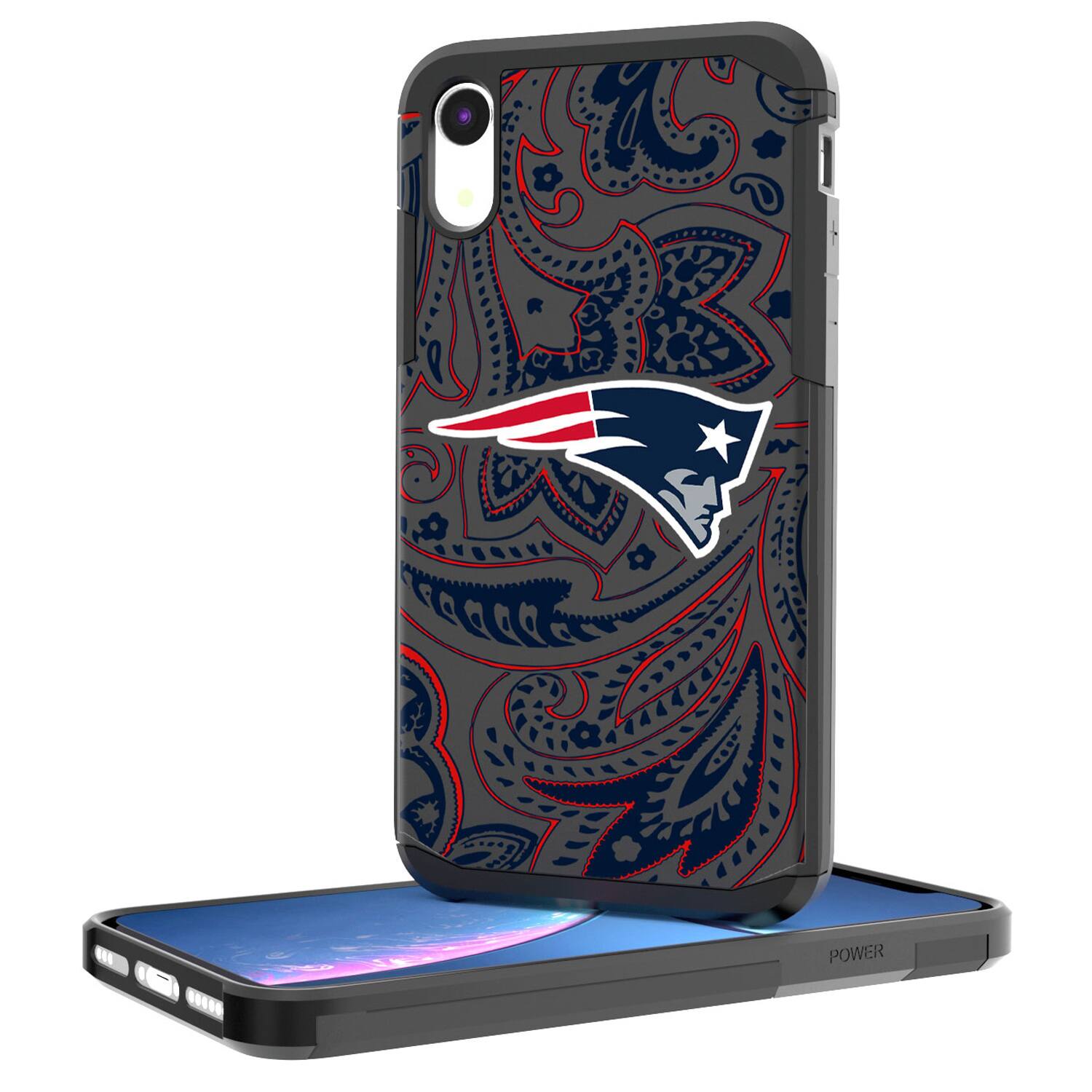 Keyscaper NFL New England Patriots iPhone Rugged Paisley Design Case 16 ...