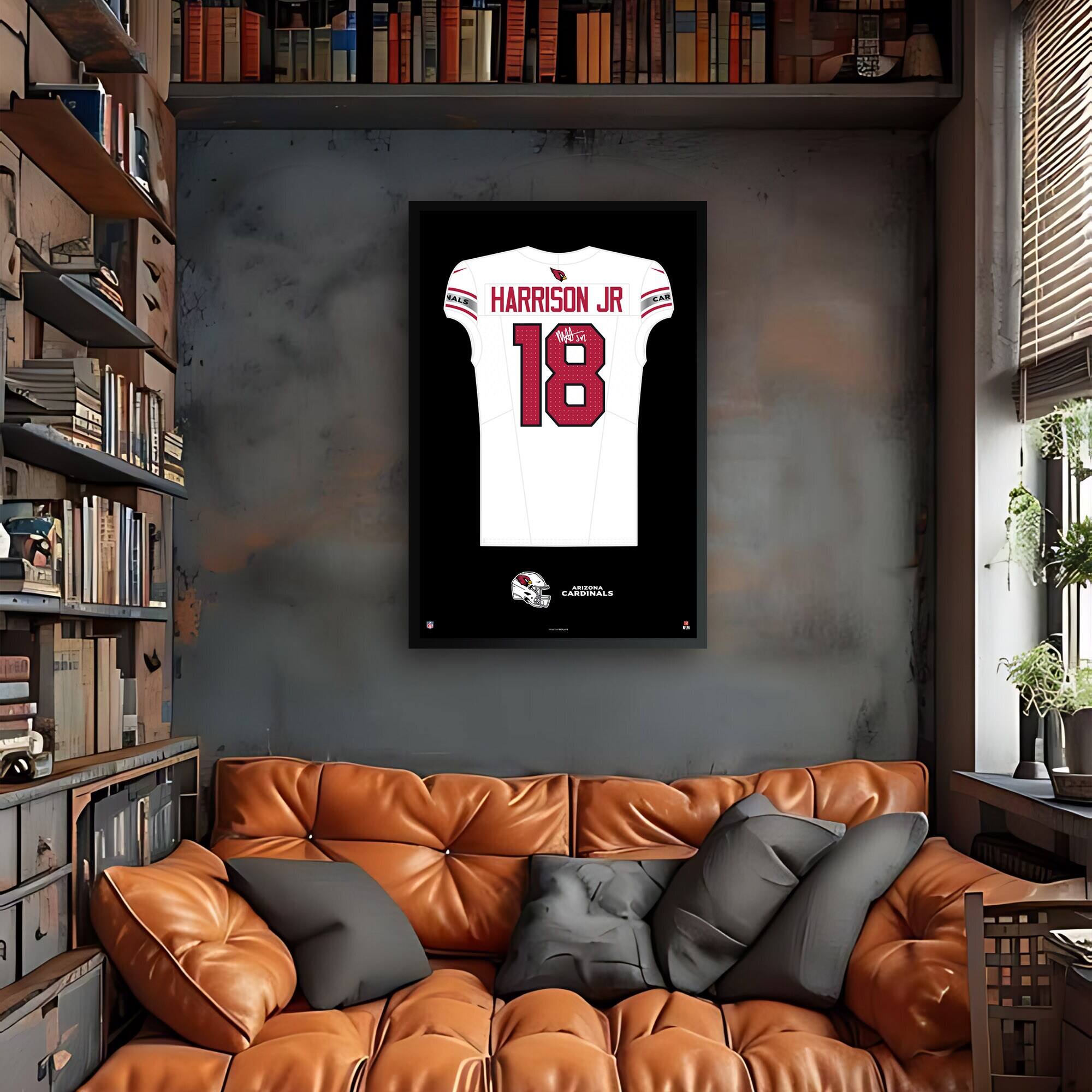 Sporticulture Marvin Harrison Jr. Arizona Cardinals Framed 27" x 39 ...