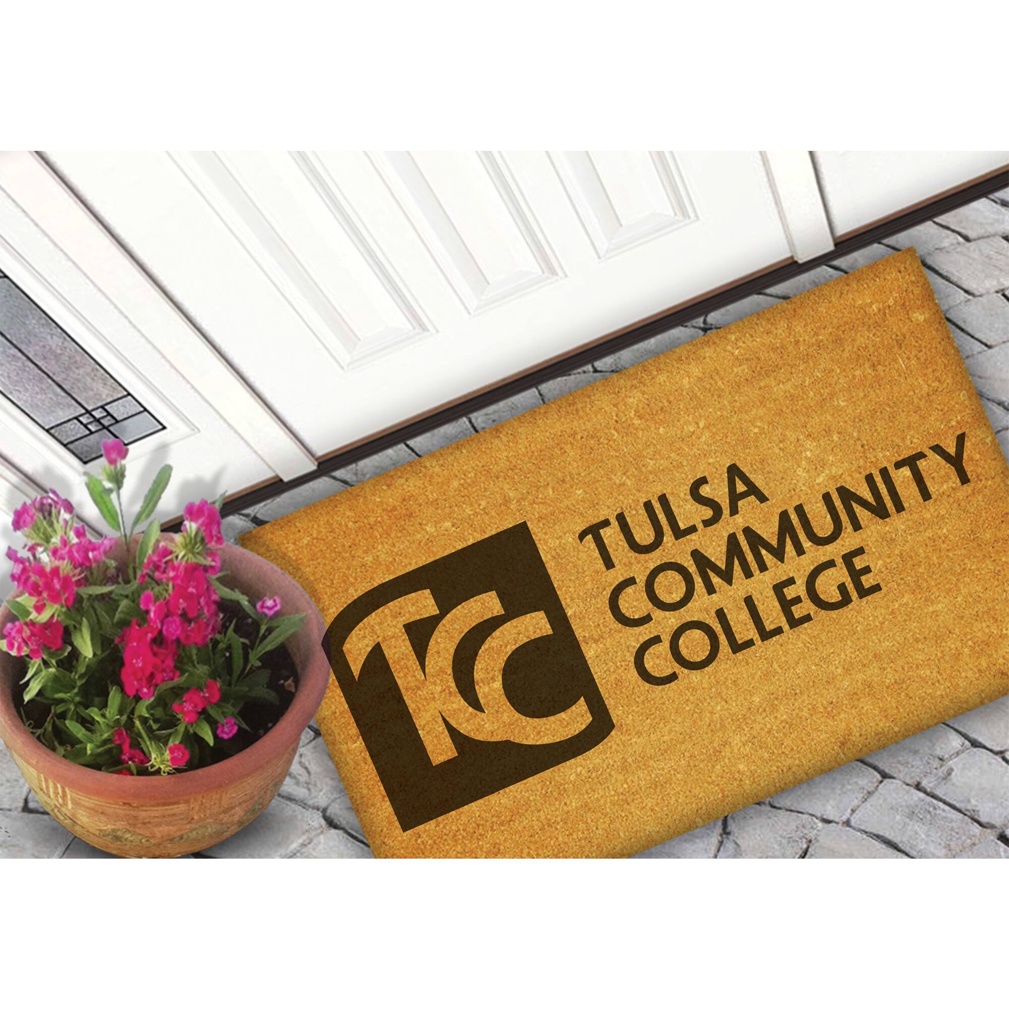 Jardine Tulsa Community College 18" x 30" Team Logo Doormat Brown ...