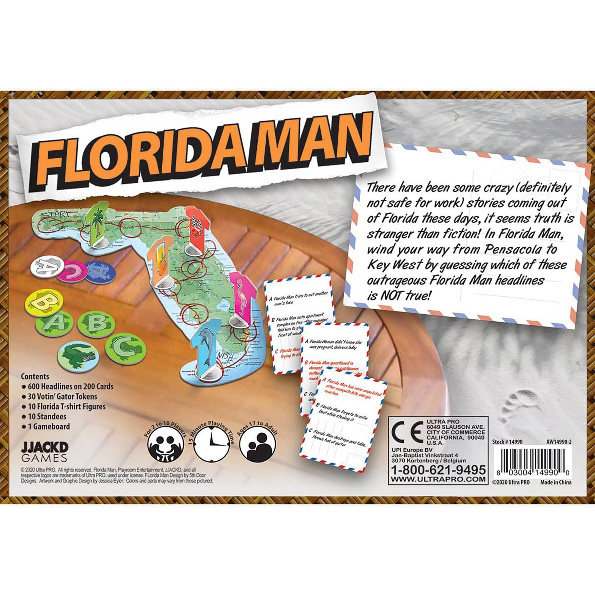 Ultra PRO Ultra PRO: Florida Man Board Game for Adults Ages 17 ...