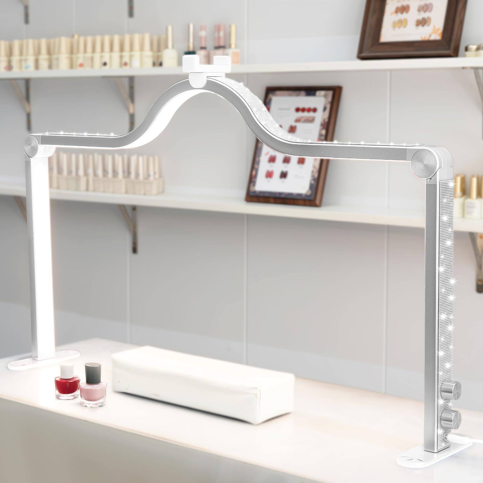 Reds Spade Light For Desk Half Moon Foldable Led Table Lamp Manicure ...