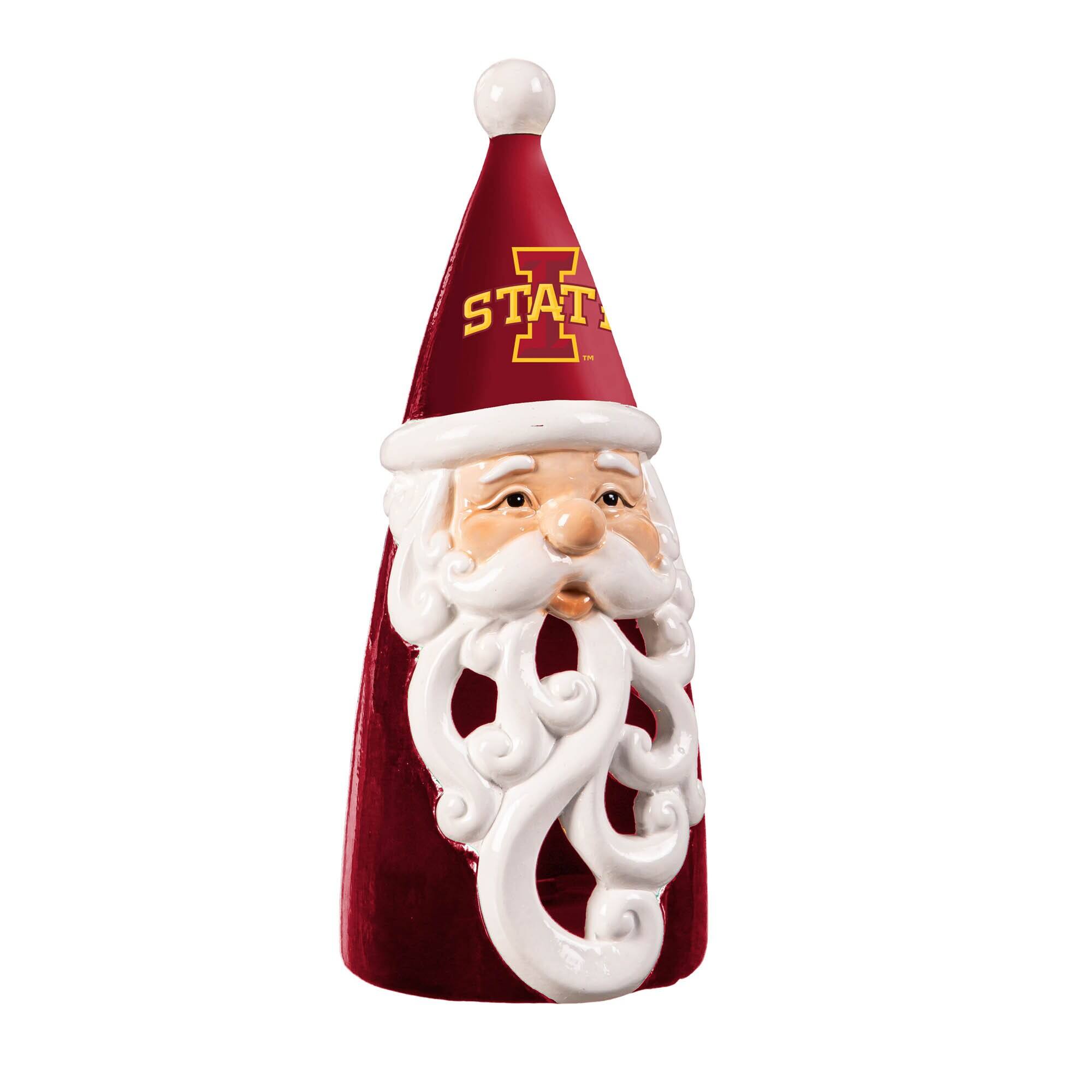 Evergreen Enterprises Iowa State Cyclones 8" LED Santa Statue Red ...