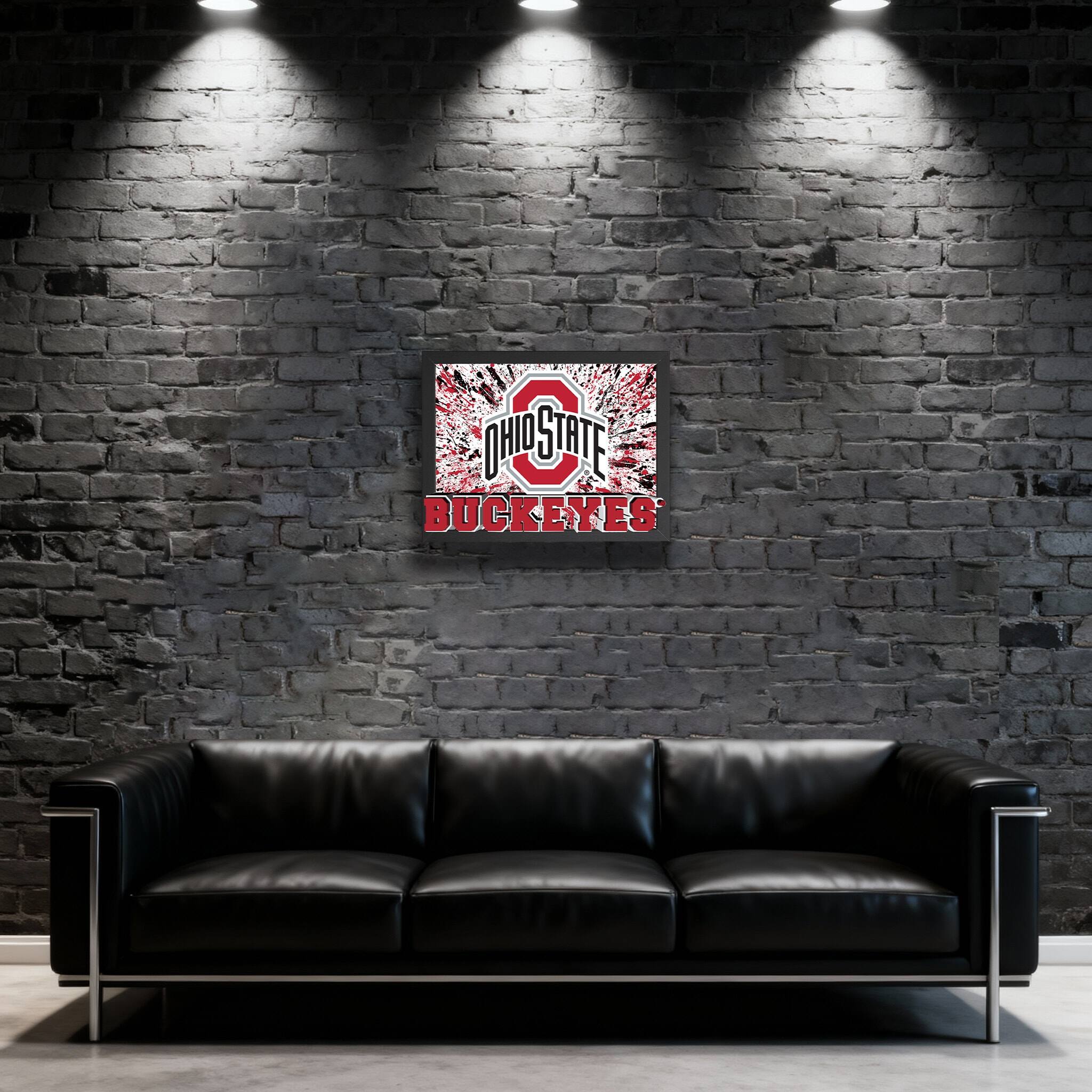 Sporticulture Ohio State Buckeyes 14" x 18" Framed 3D Lenticular Art ...