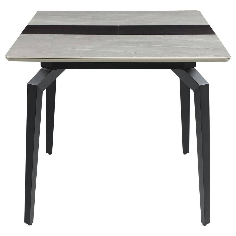 Coaster Co. of America Mina Rectangular Dining Table Grey Ceramic and ...