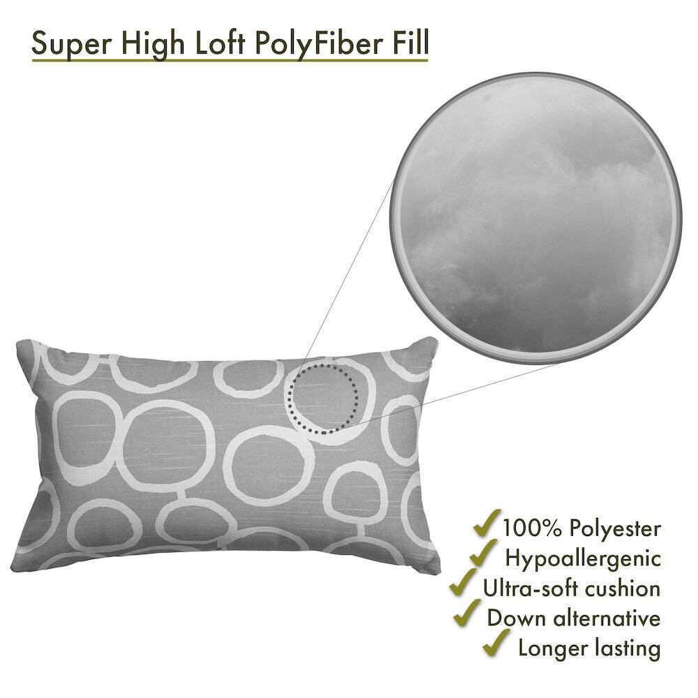 Majestic Home Pillow 12x20 Fusion Gray 85907241046 - Best Buy