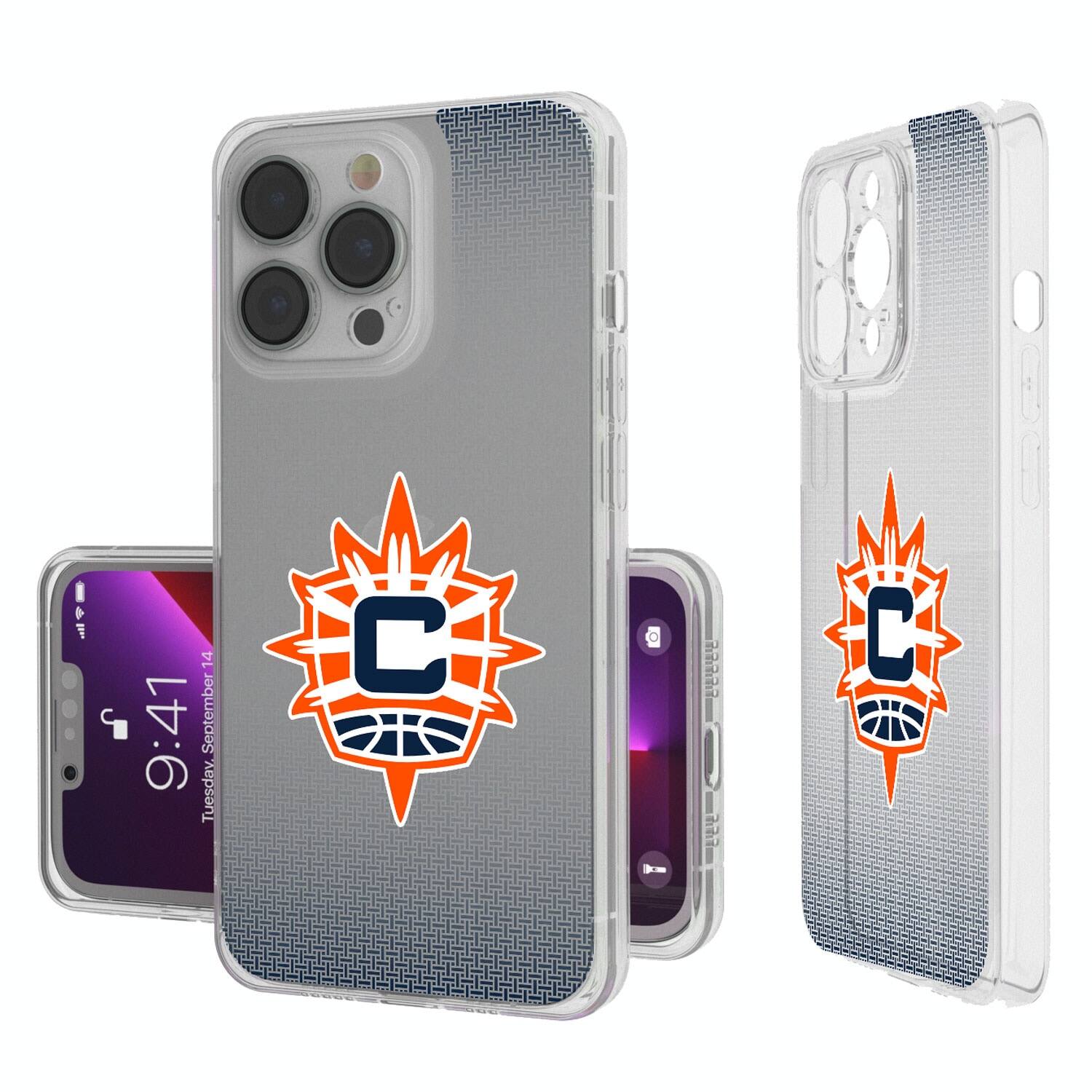 Keyscaper WNBA Connecticut Sun Linen Logo iPhone Clear Case 15 Plus ...
