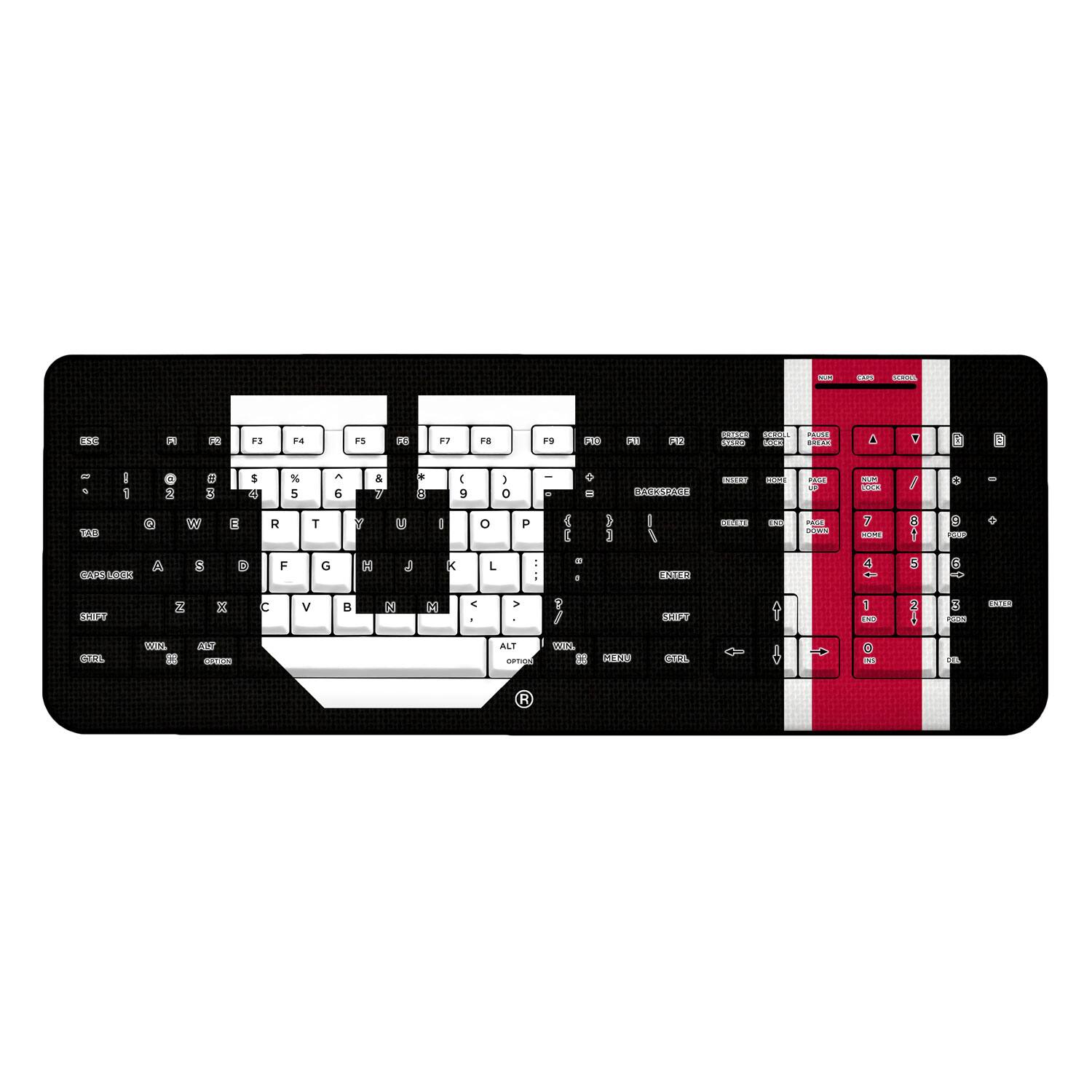 Keyscaper Utah Utes Wireless USB Keyboard Multicolor 3364658 - Best Buy