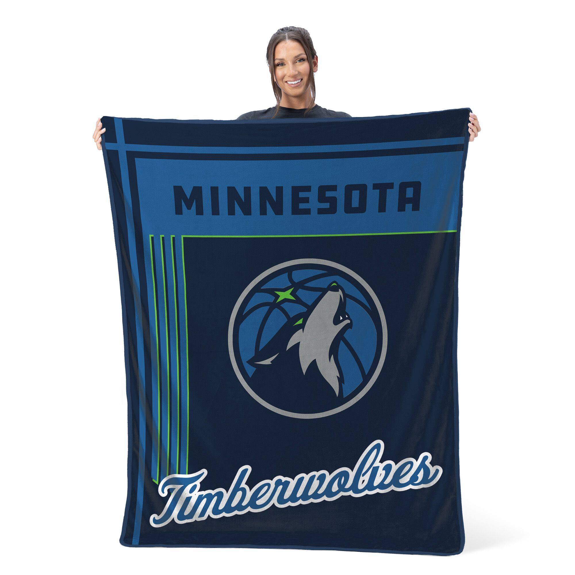 Sweet Home Collection NBA Minnesota Timberwolves 46" x 60" Microfiber ...
