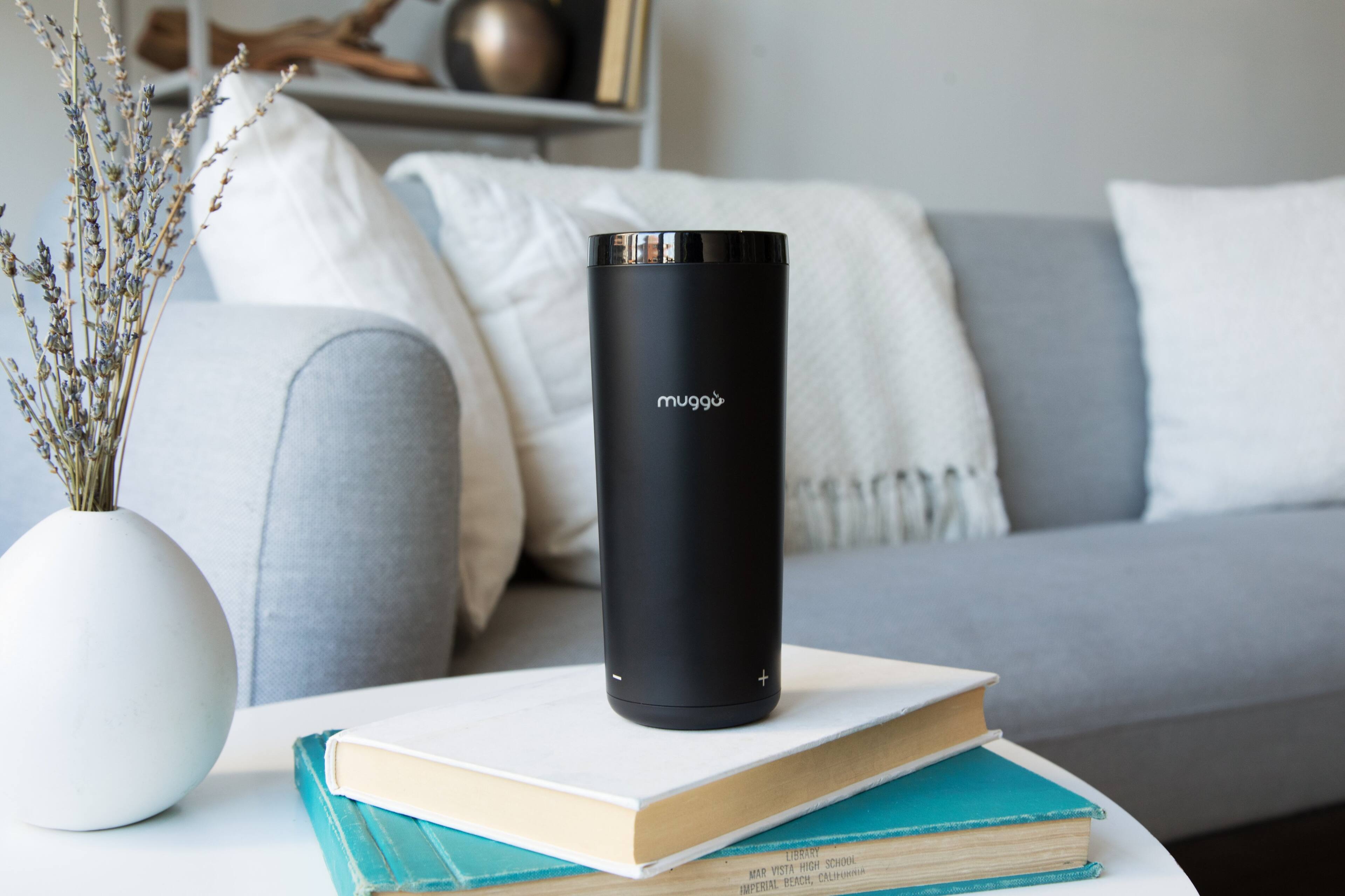 Customer Reviews: muggo Self-Heating Travel Mug Black MUG-002 - Best Buy