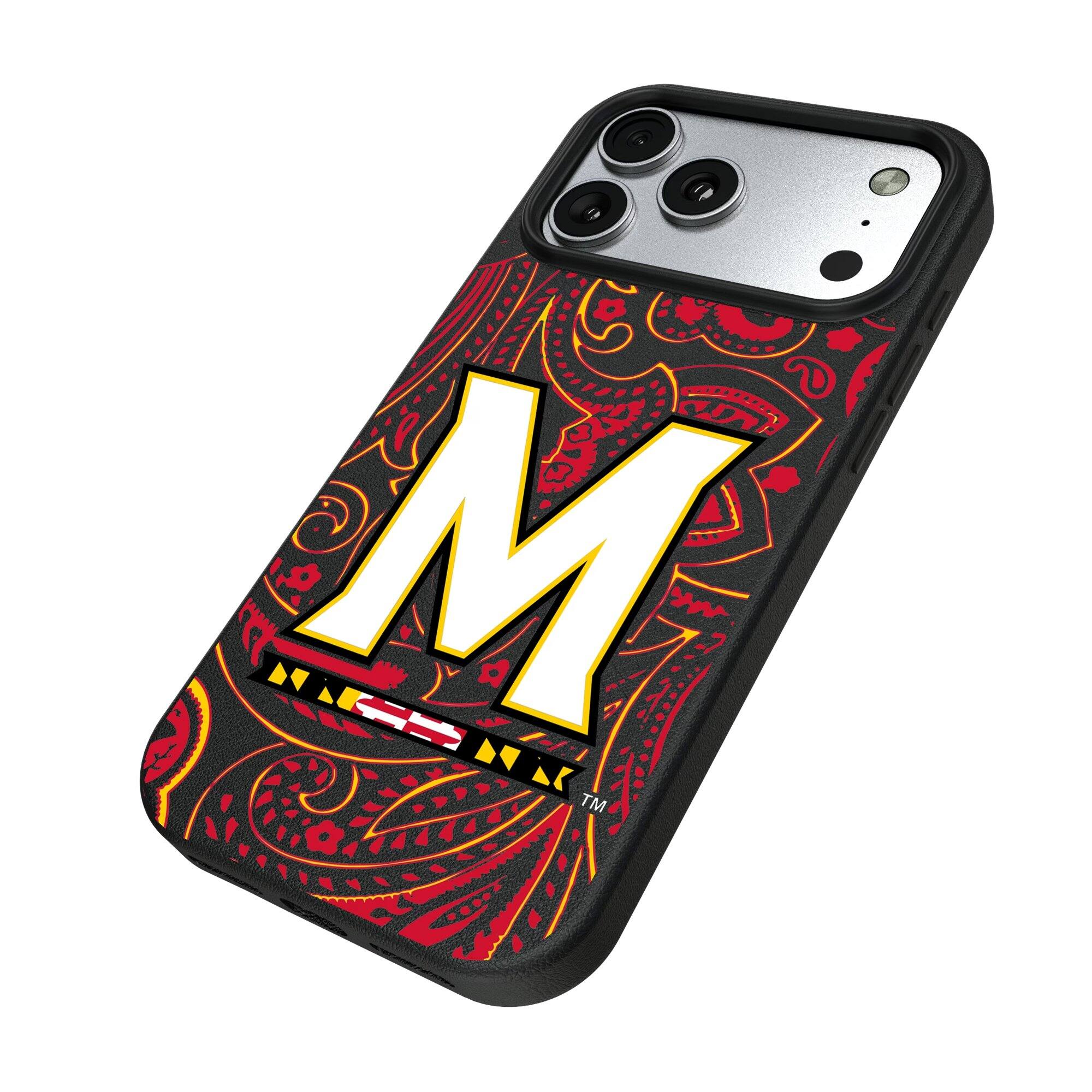 Keyscaper NCAA Maryland Terrapins Paisley iPhone Magnetic Bump Case 16 ...