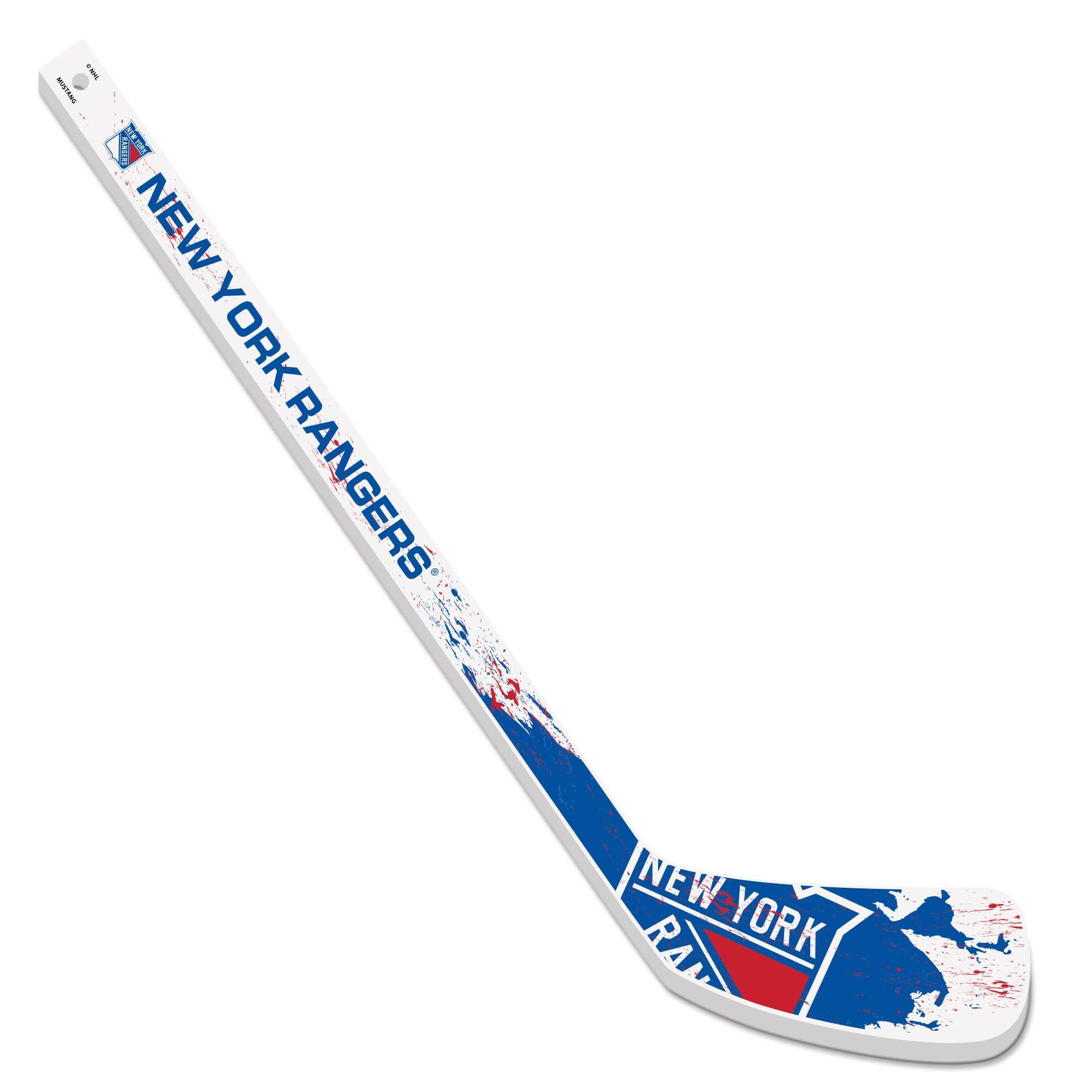 Mustang Drinkware New York Rangers Splatter Mini Hockey Stick ...